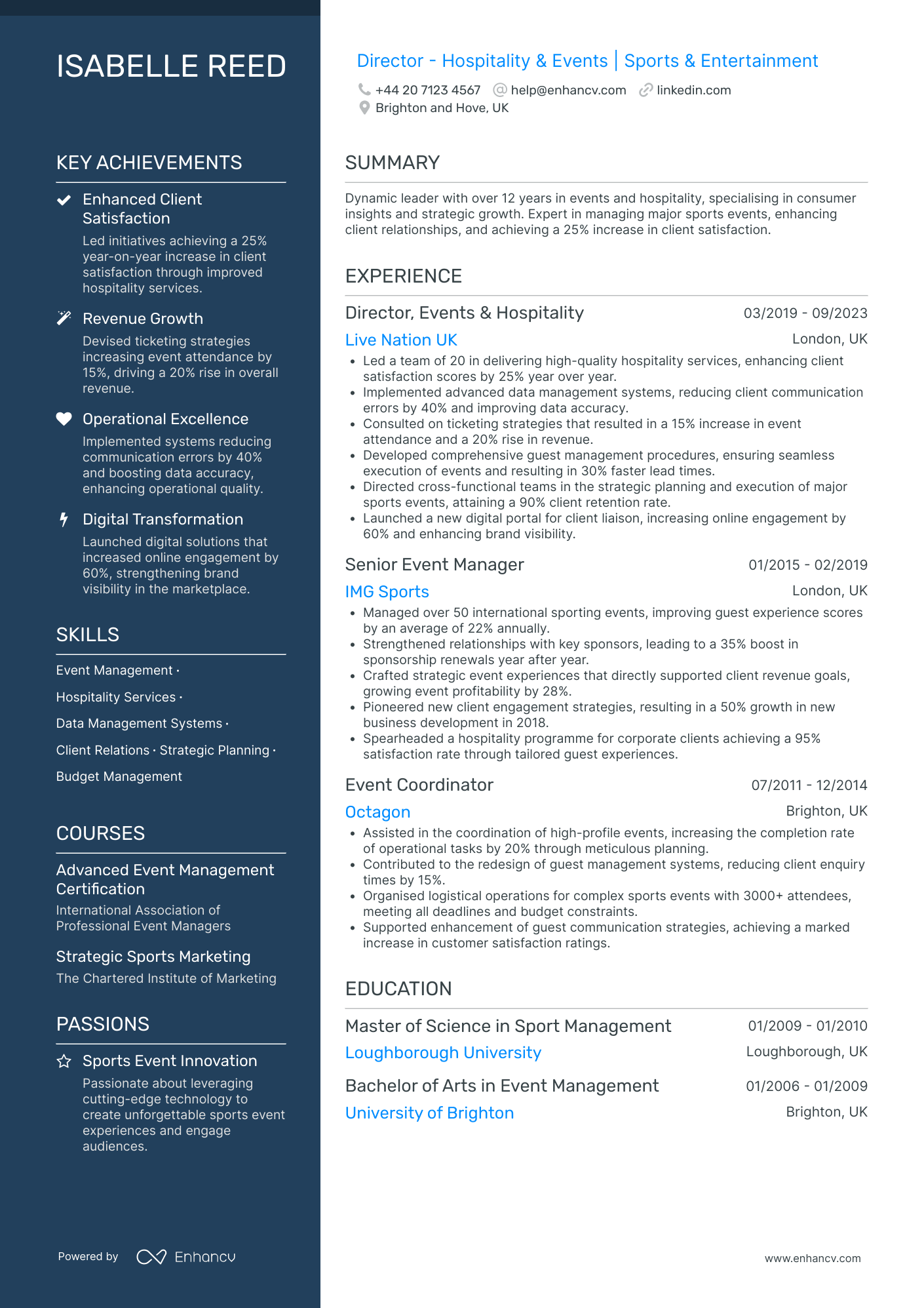 Hospitality CV Examples & Guide for 2026