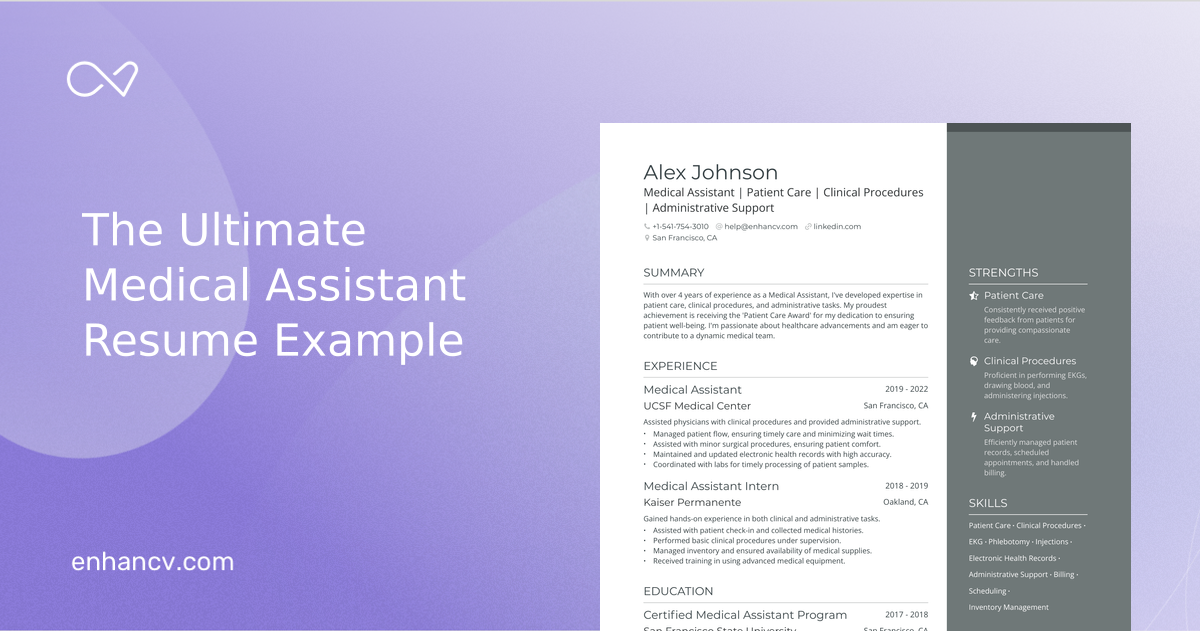 Medical Assistant Resume Examples & Guide for 2023
