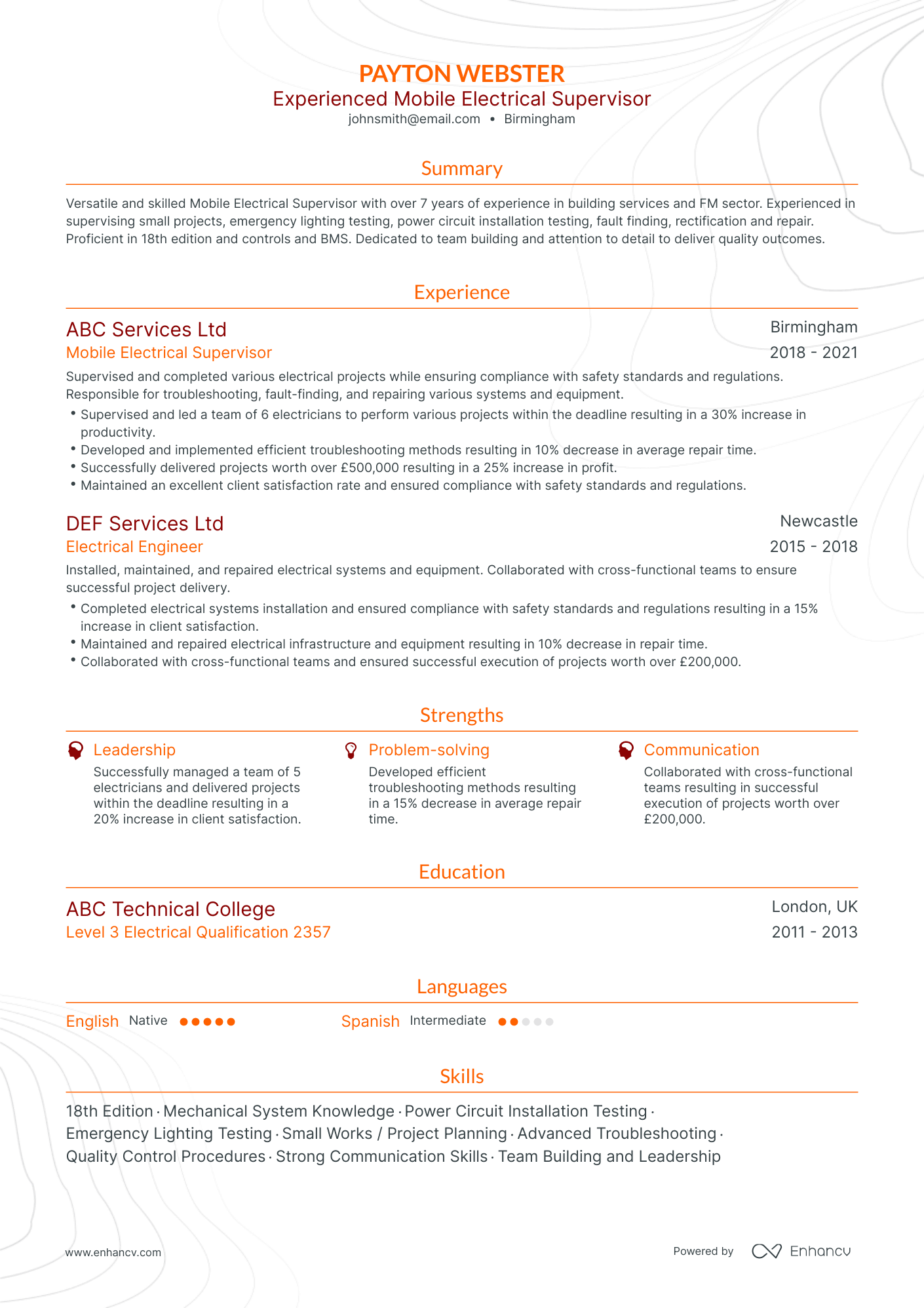 3 Supervisor CV Examples for 2023