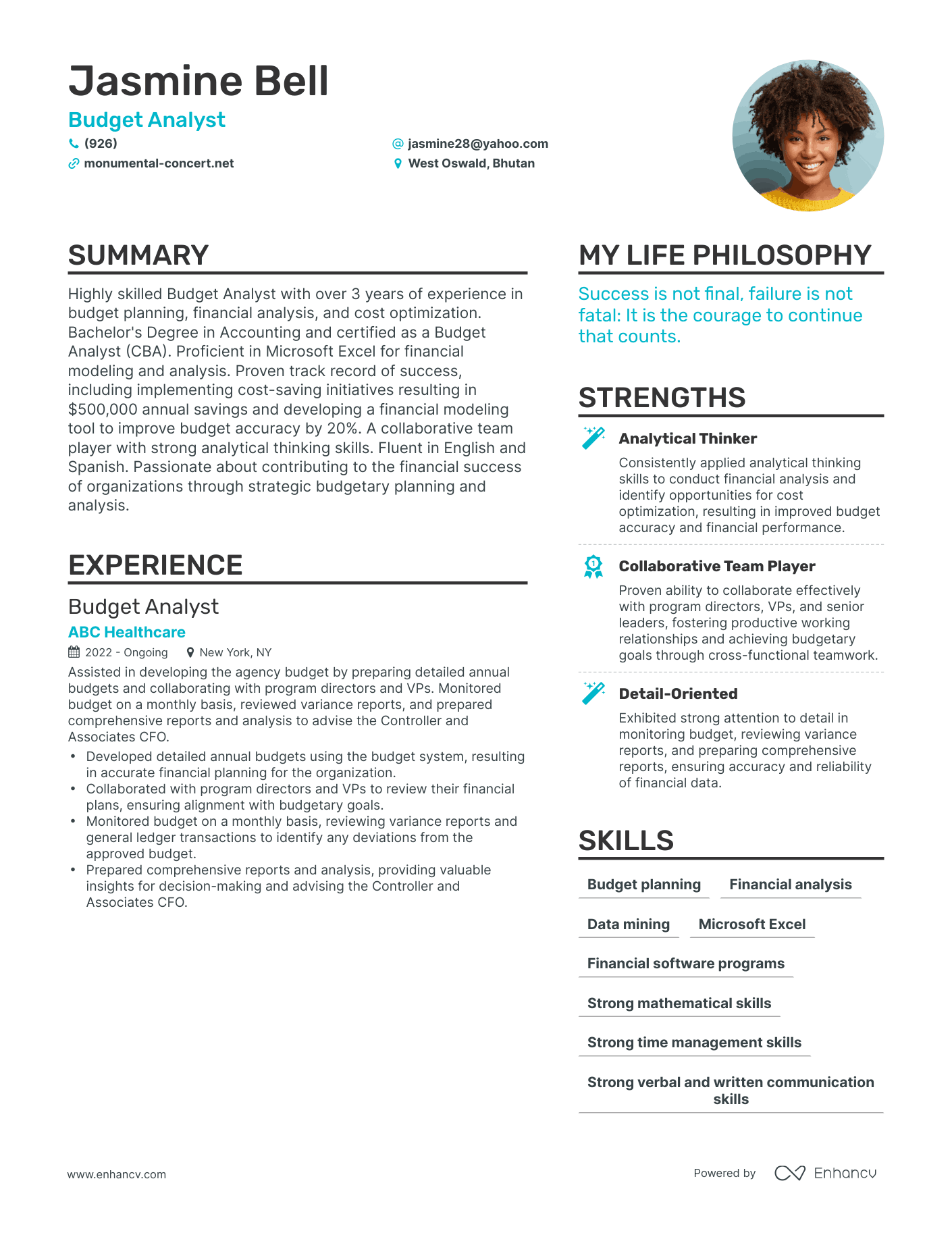 3 Budget Analyst Resume Examples How To Guide For 2023
