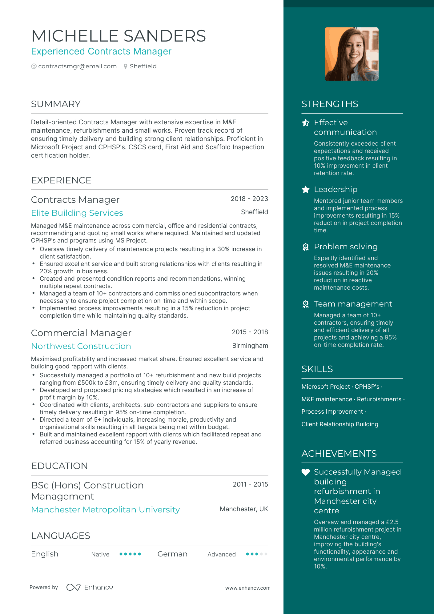 3 Manager CV Examples for 2023