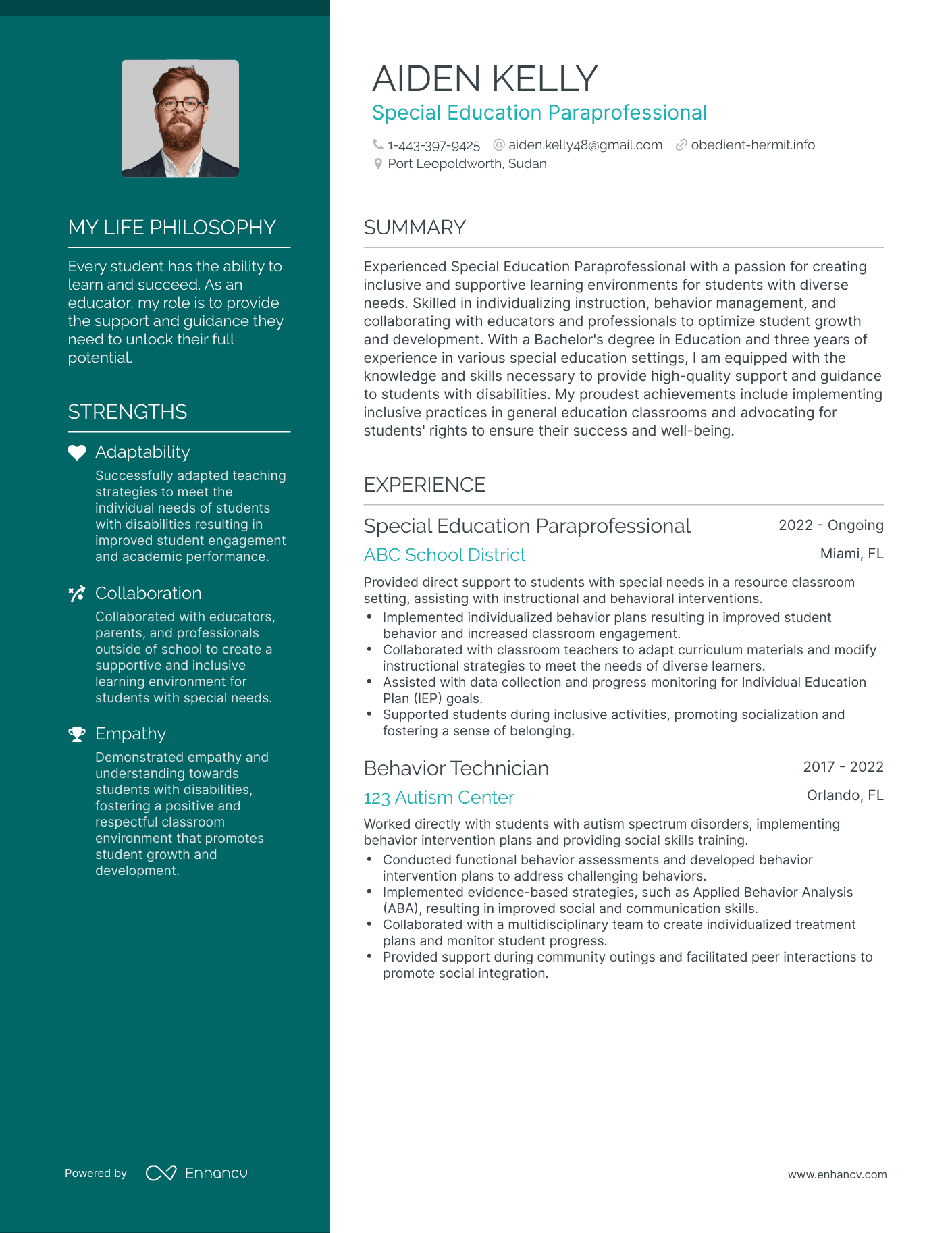 3 Successful Special Education Paraprofessional Resume Examples And 3 Successful Special Education Paraprofessional Resume Examples And