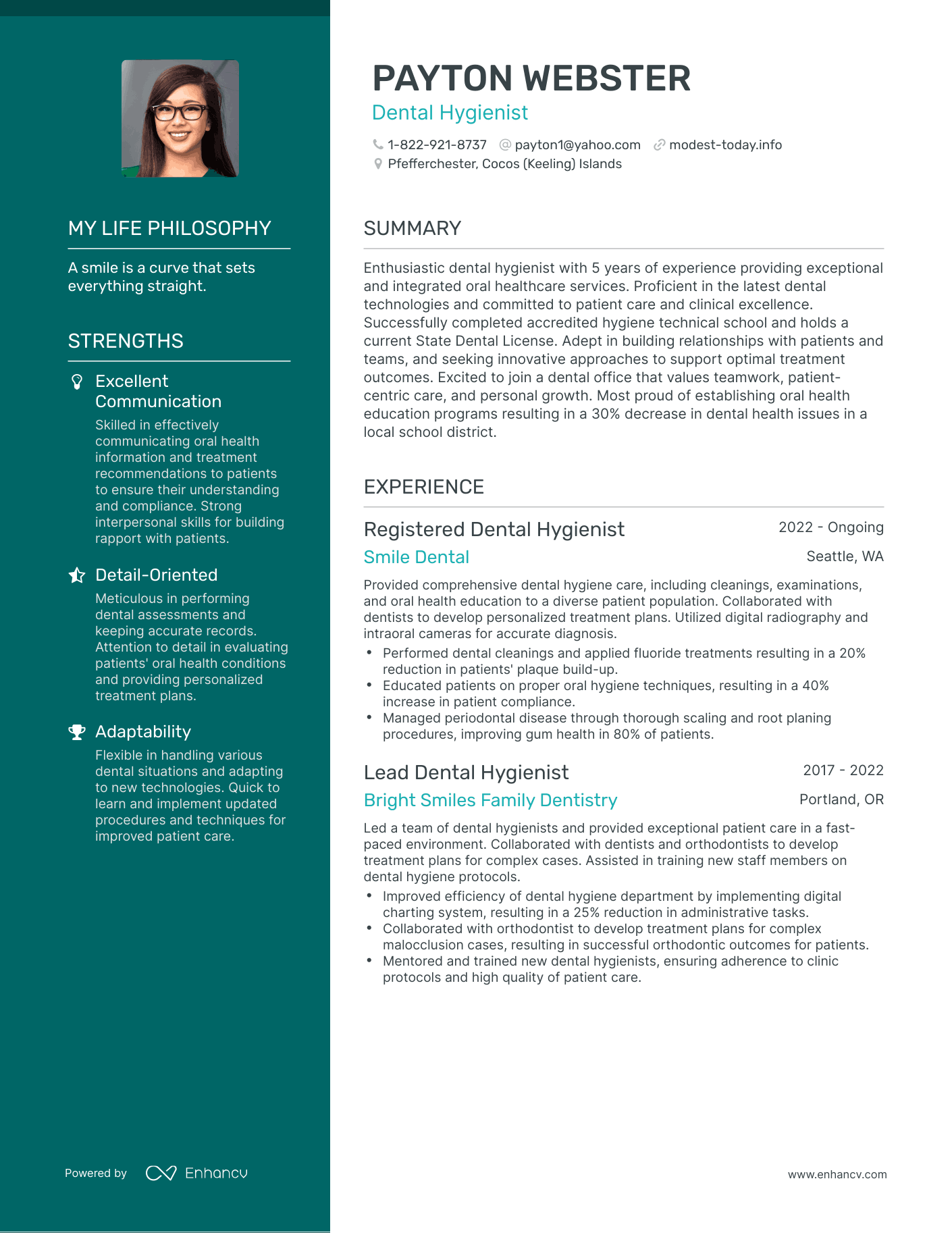 3 Successful Dental Hygienist Resume Examples And Writing Tips For 2024