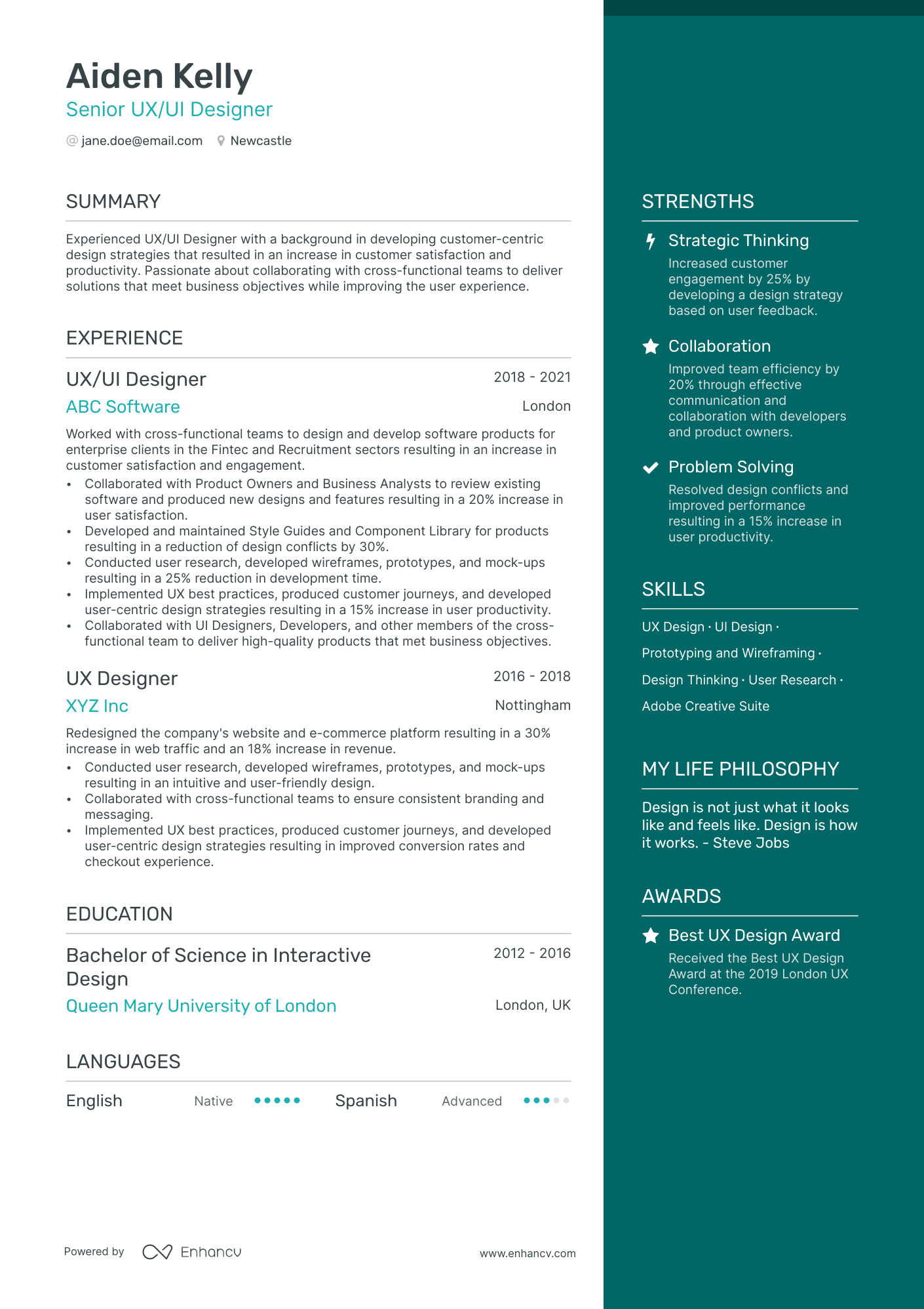 3 Designer CV Examples for 2024