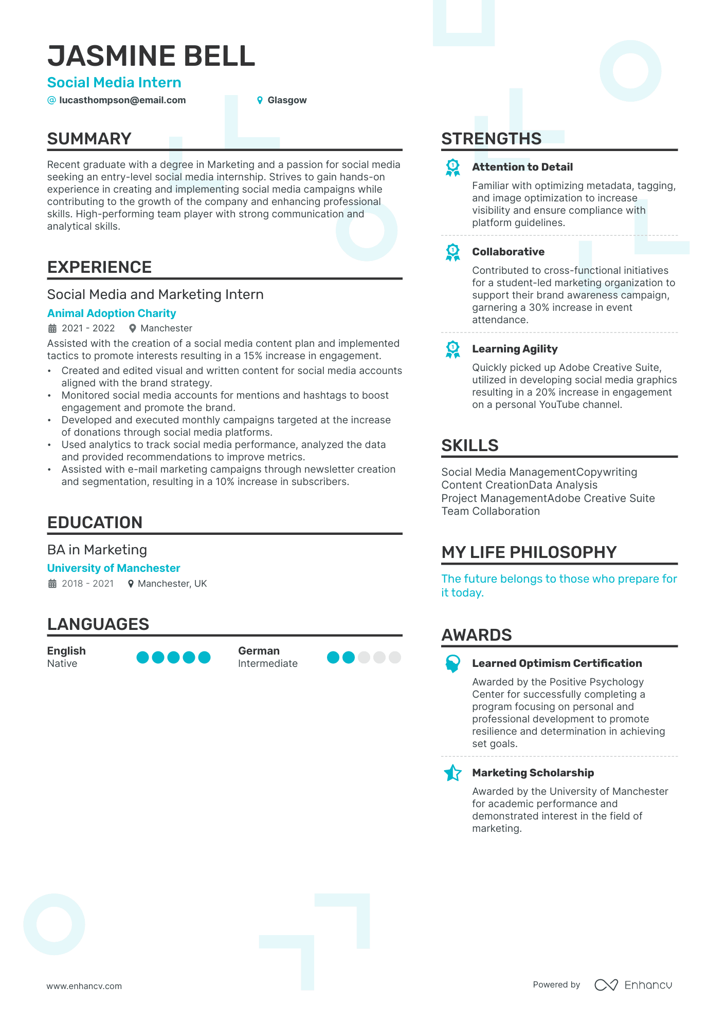 3 Social Media CV Examples for 2024