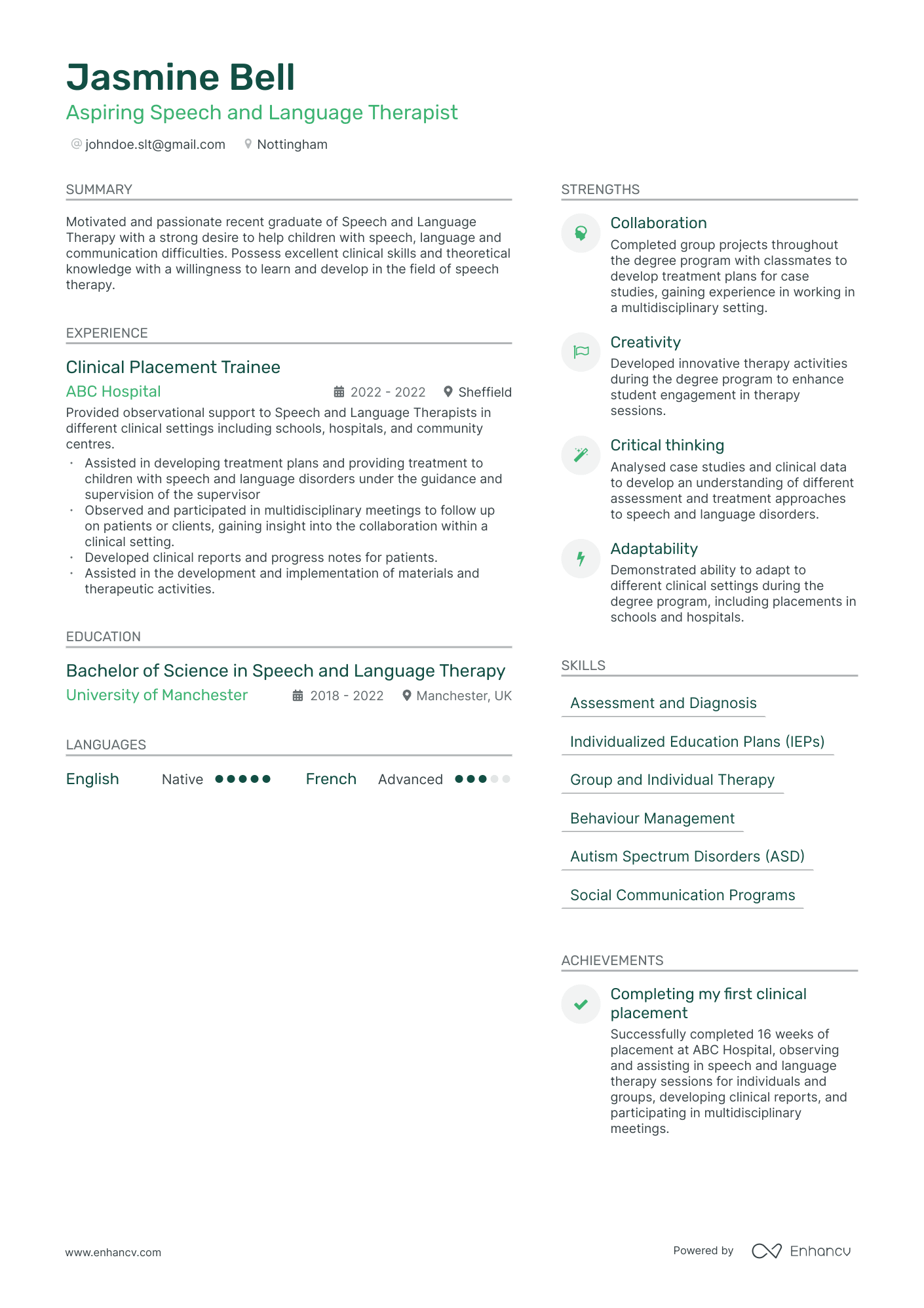 3 Therapist CV Examples for 2024