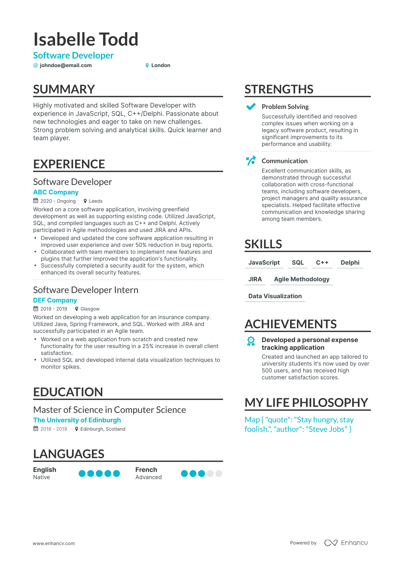 3 Software Developer CV Examples For 2023