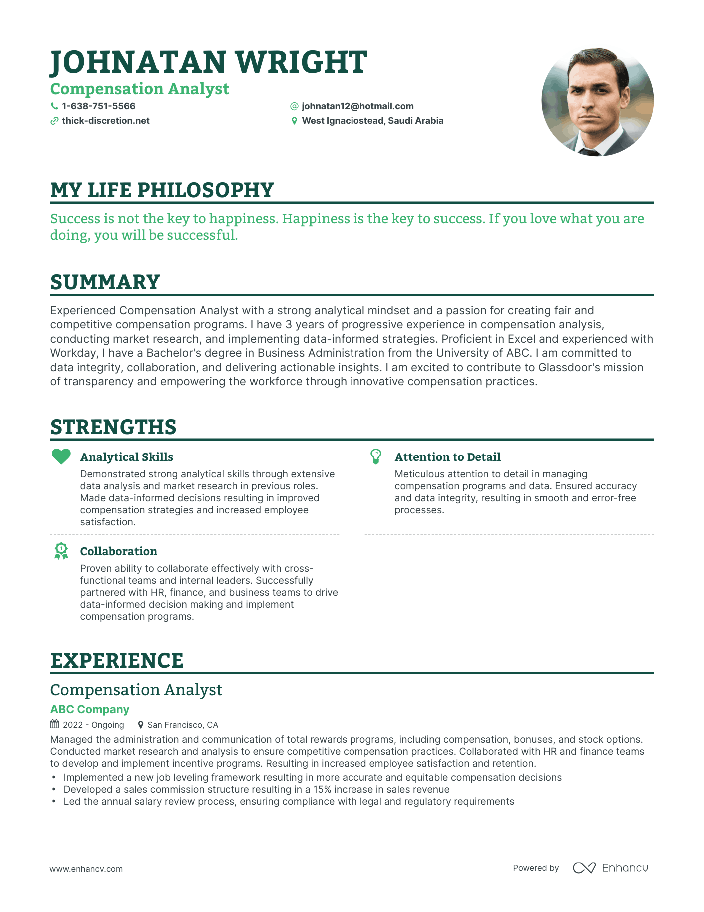 3 Compensation Analyst Resume Examples How To Guide For 2023