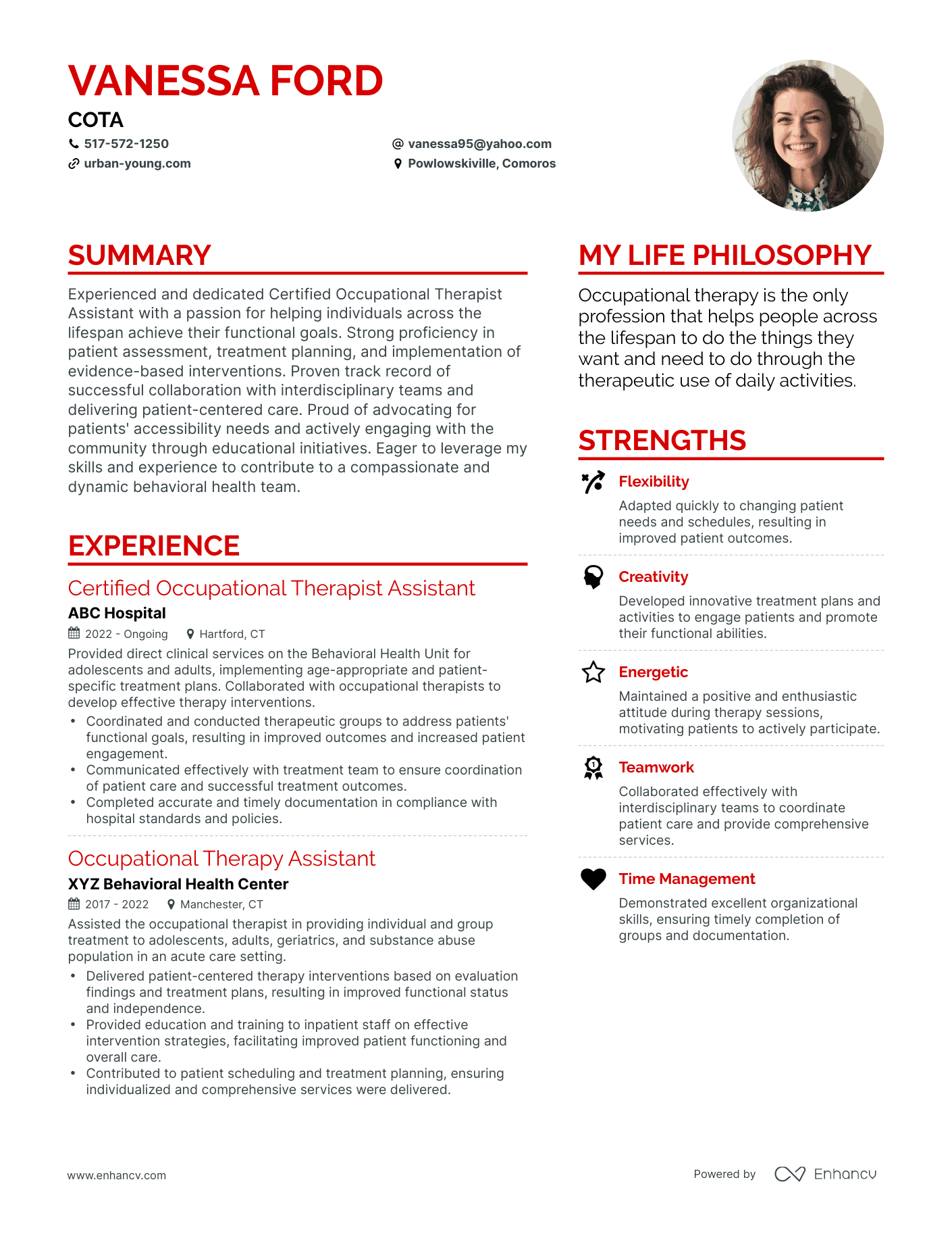 3 Successful COTA Resume Examples And Writing Tips For 2024