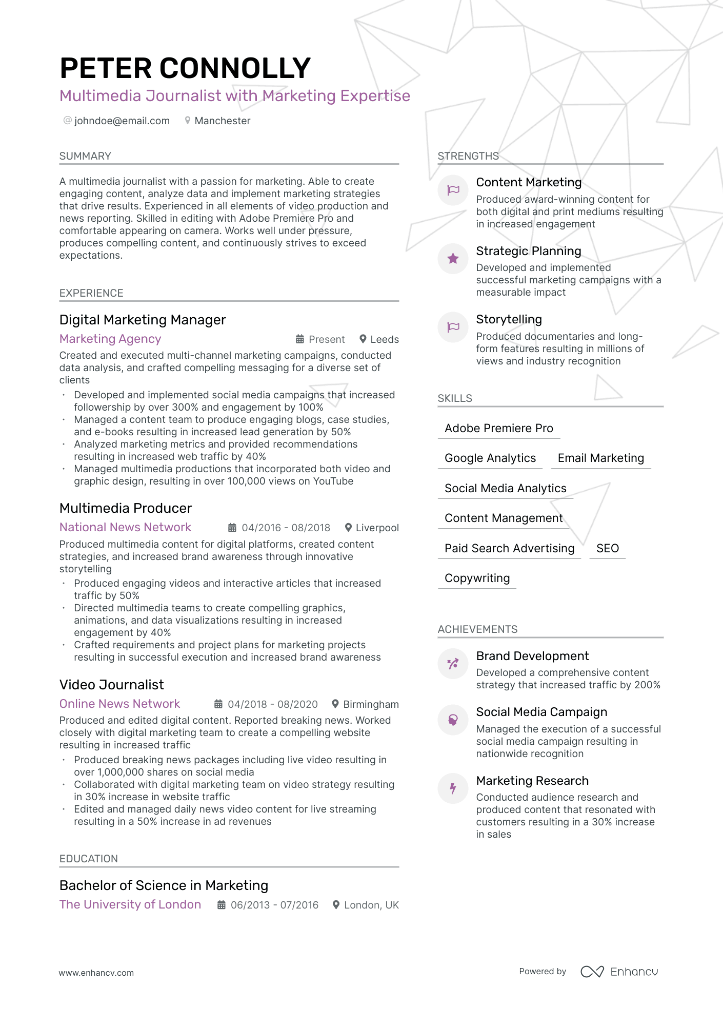 3 Journalist CV Examples for 2024