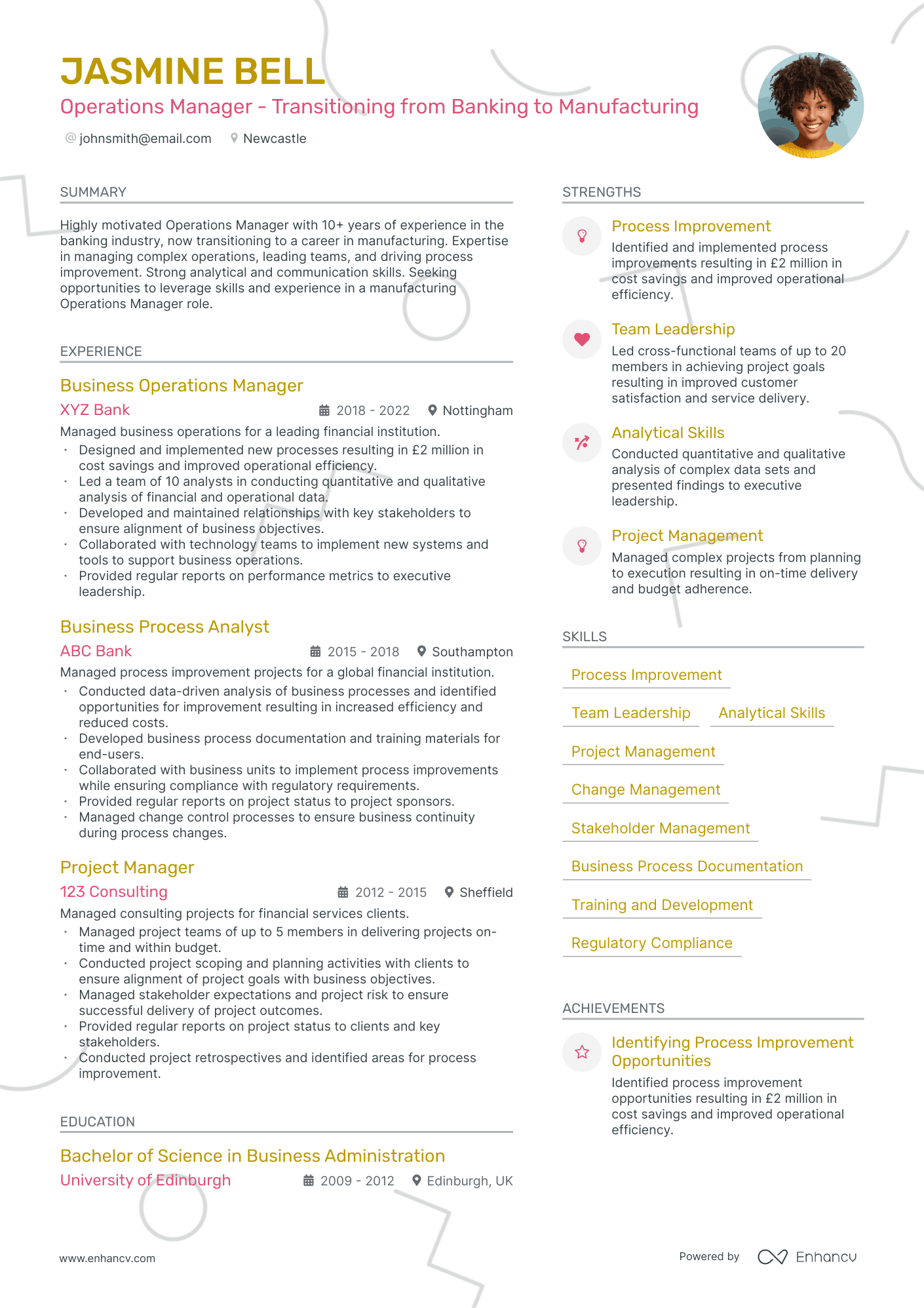 3 Operations Manager CV Examples for 2024