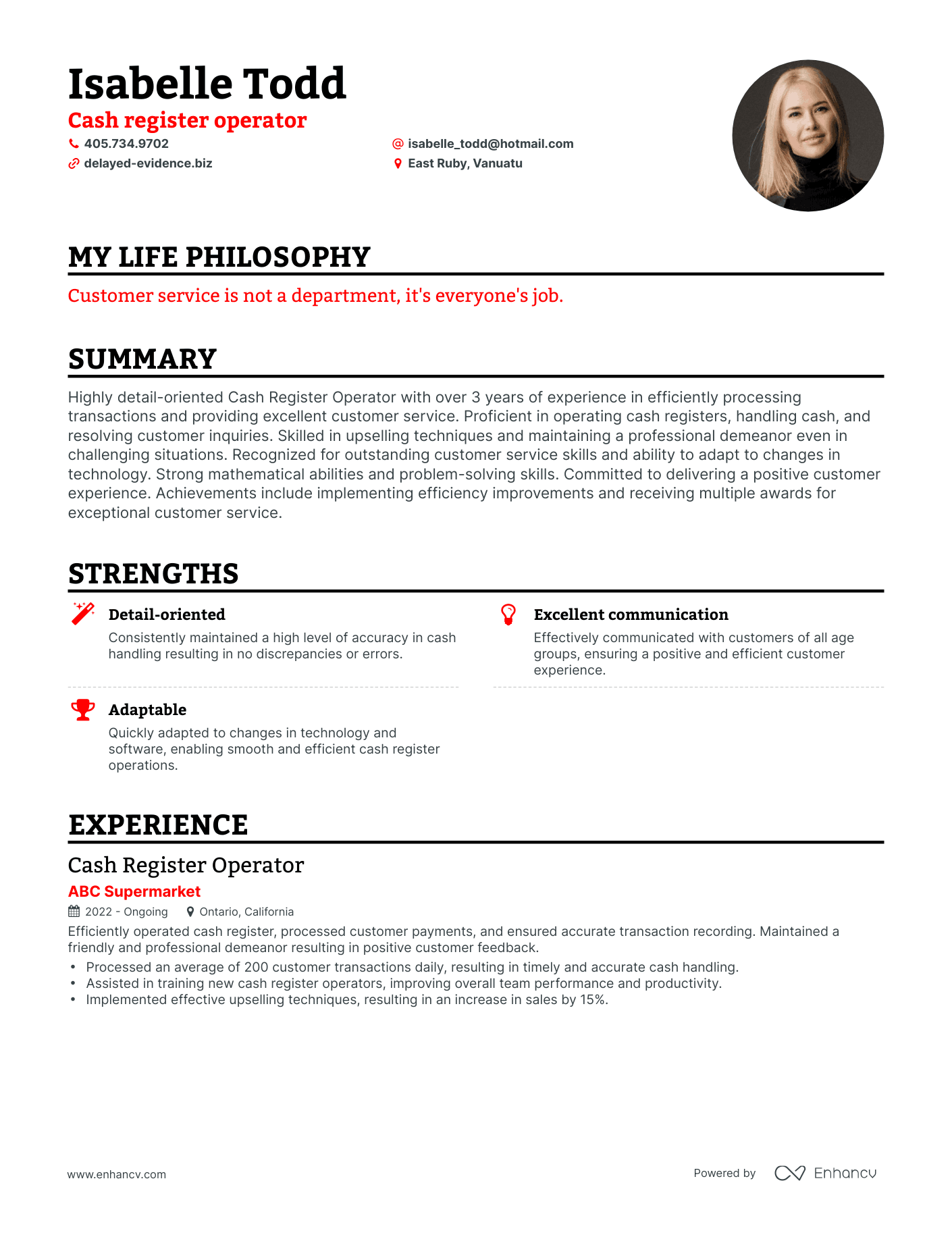 3 Successful Cash Register Operator Resume Examples And Writing Tips