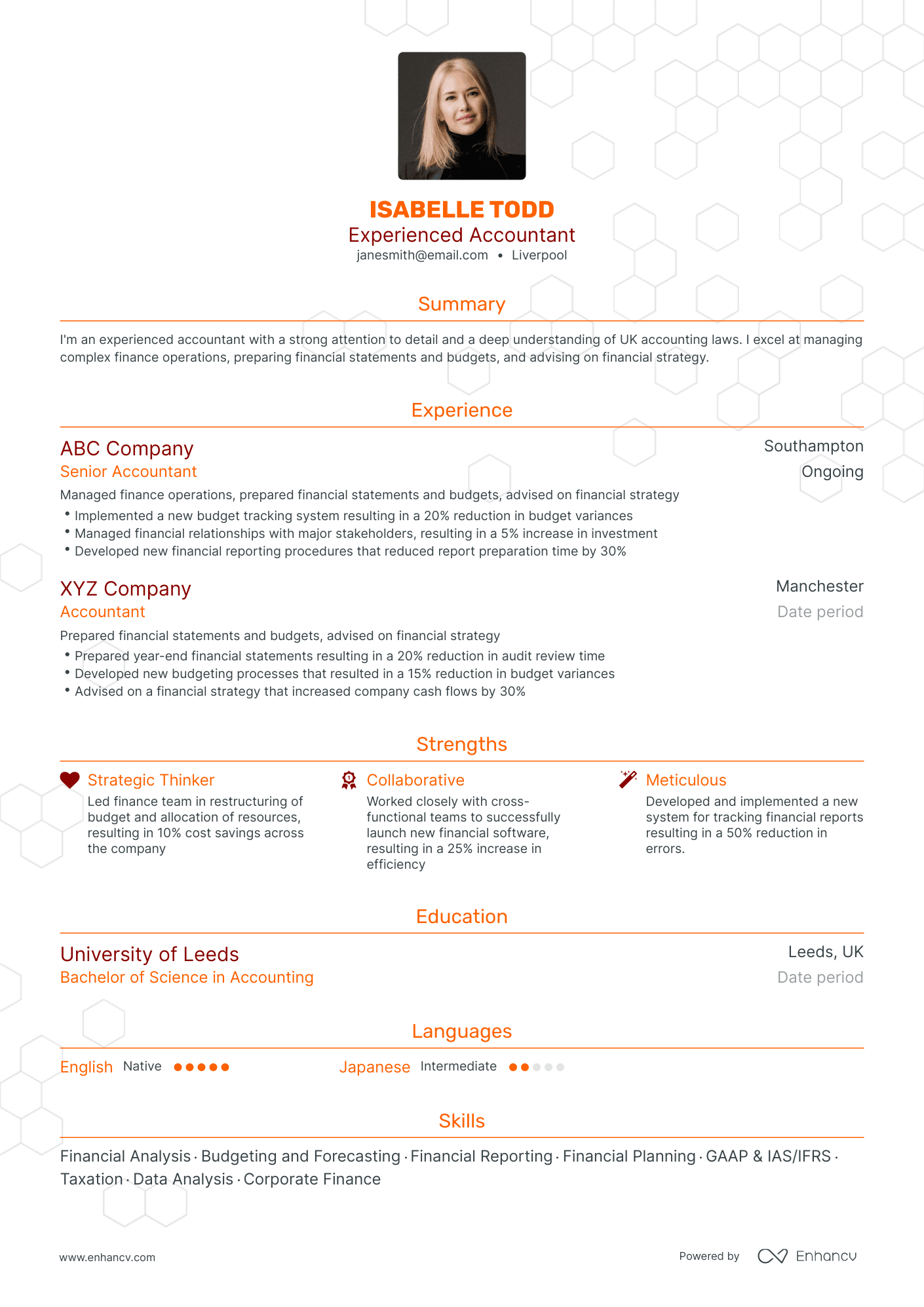 3 Accounting CV Examples for 2023