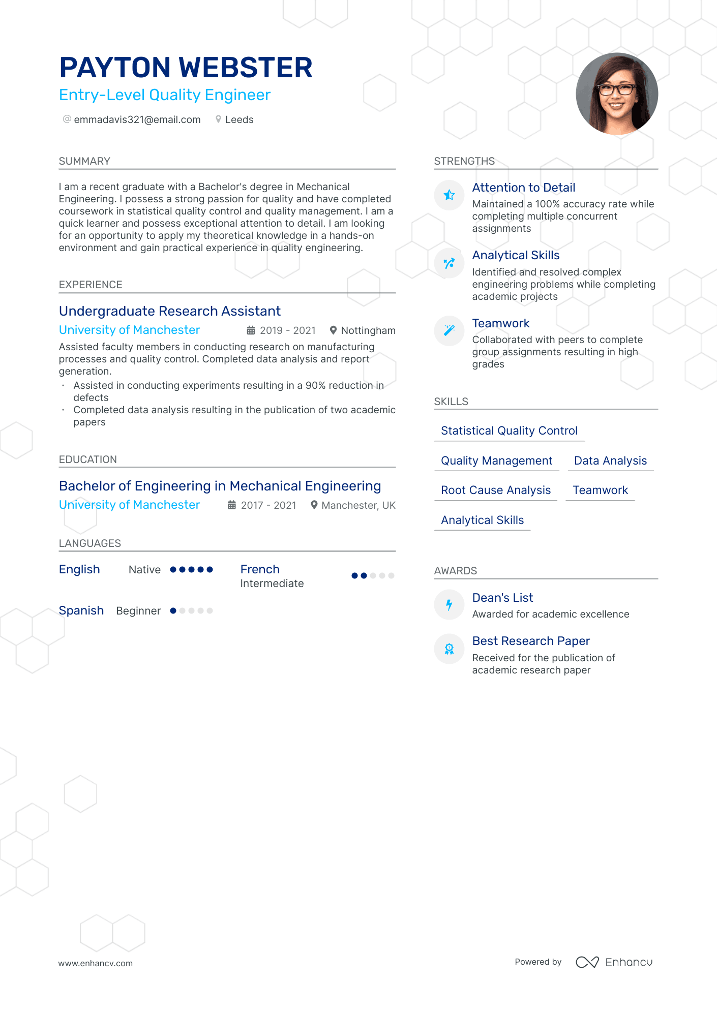 3 Quality Engineer CV Examples for 2024