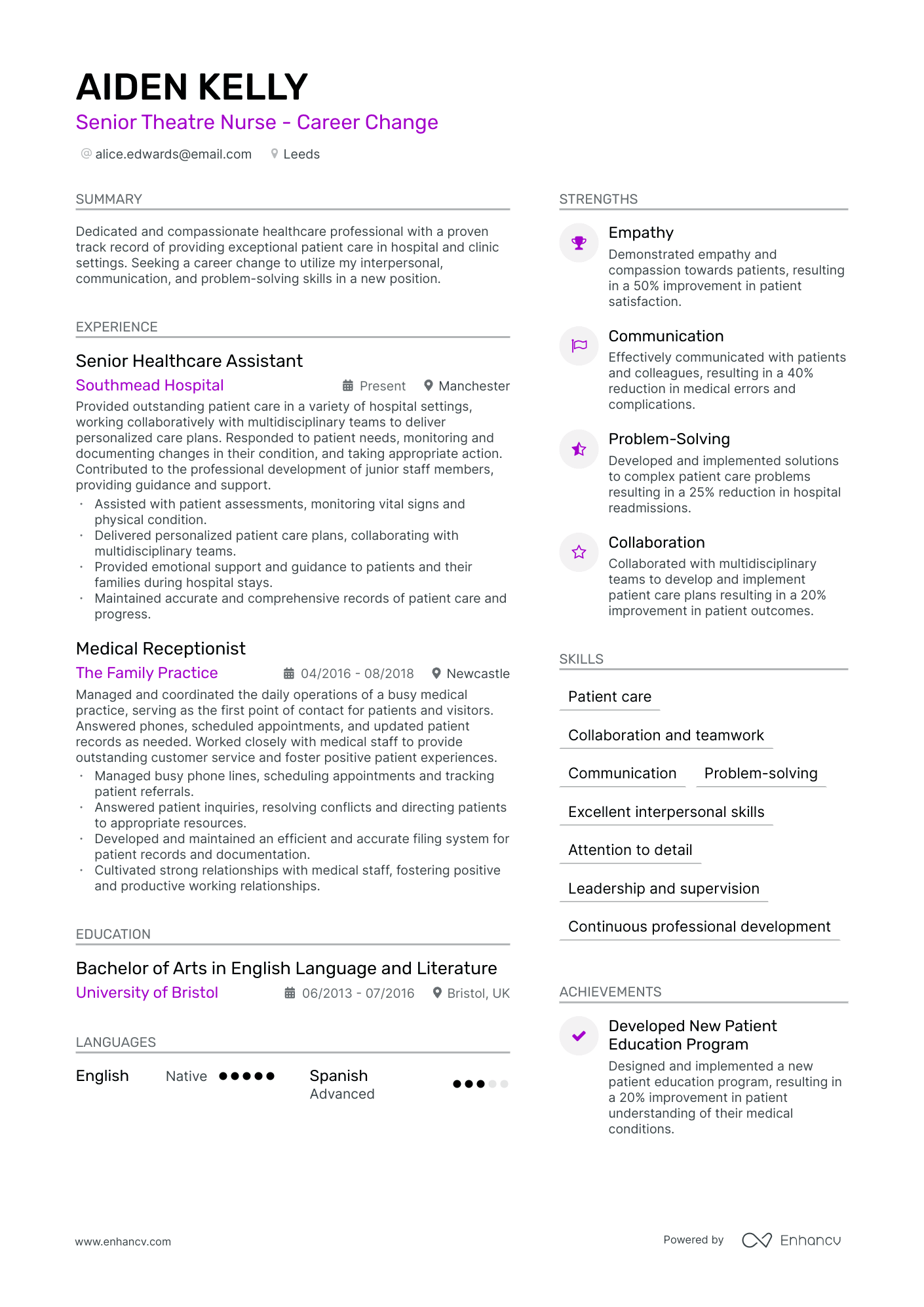 3 Theatre CV Examples for 2024