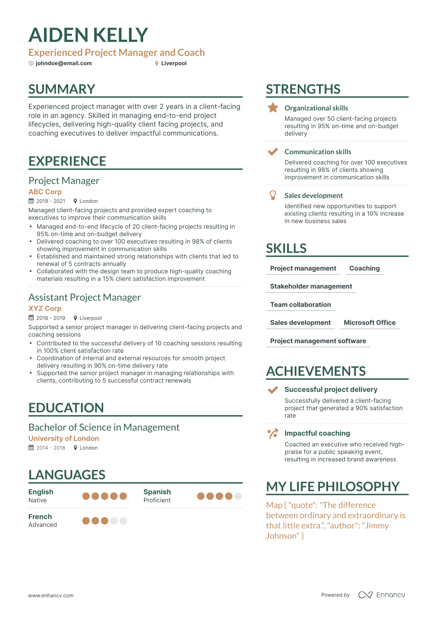 3 Coaching CV Examples for 2023