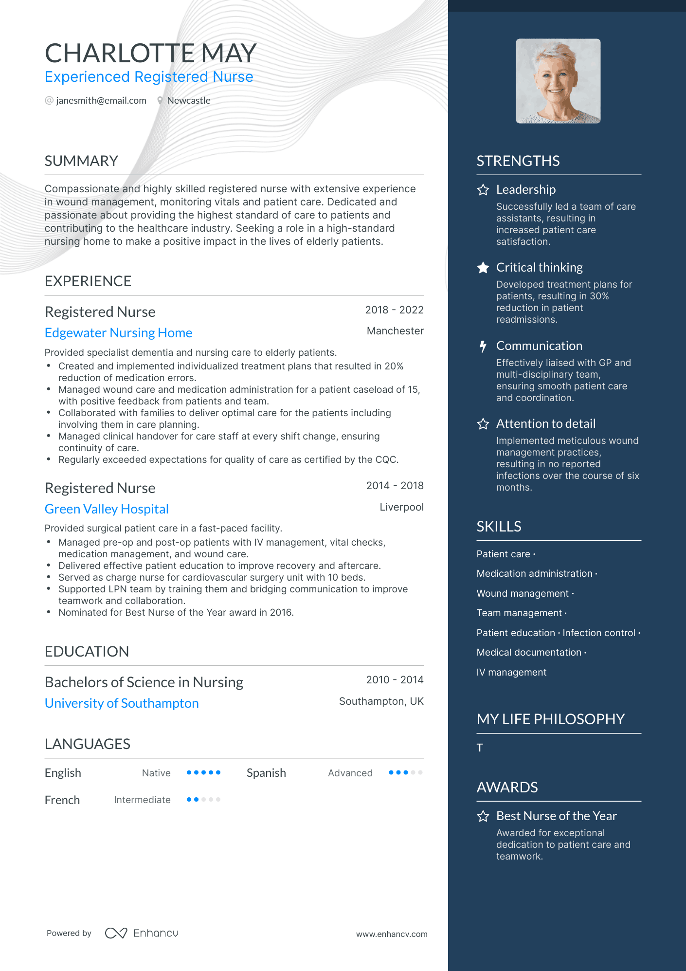 3 Registered Nurse CV Examples for 2023