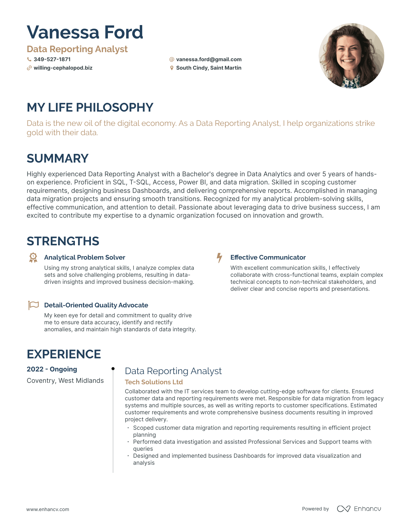 3 Data Reporting Analyst Resume Examples How To Guide For 2023