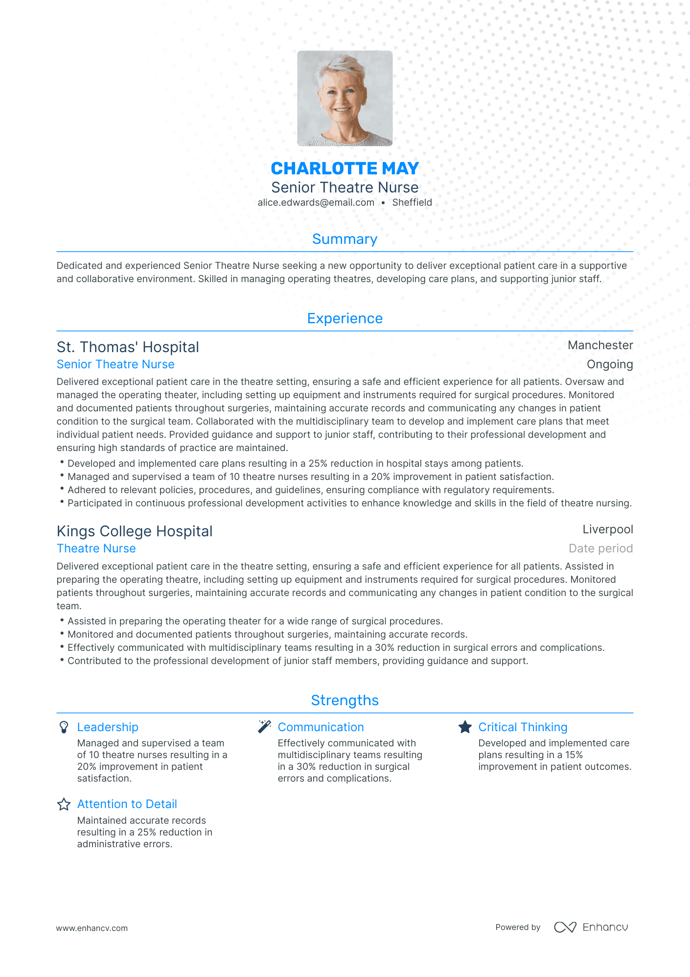 3 Theatre CV Examples for 2023