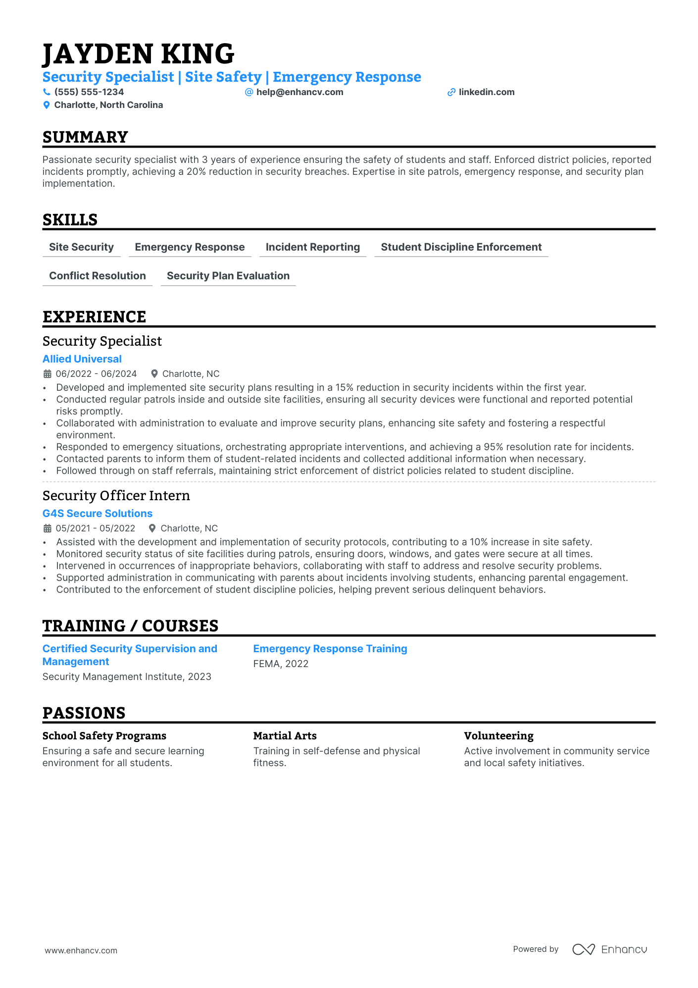 25 Successful Security Guard Resume Examples And Writing Tips for 2024