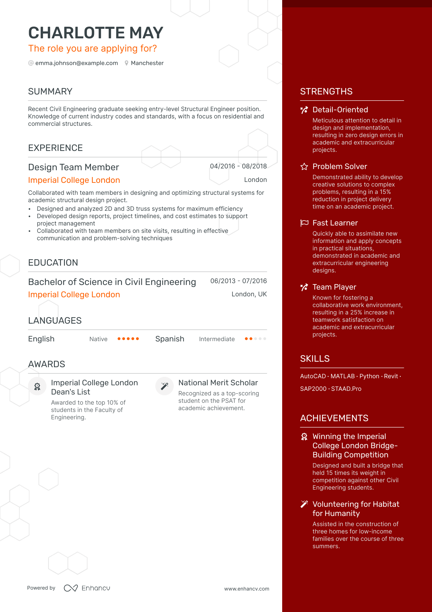 3 Structural Engineer CV Examples for 2024