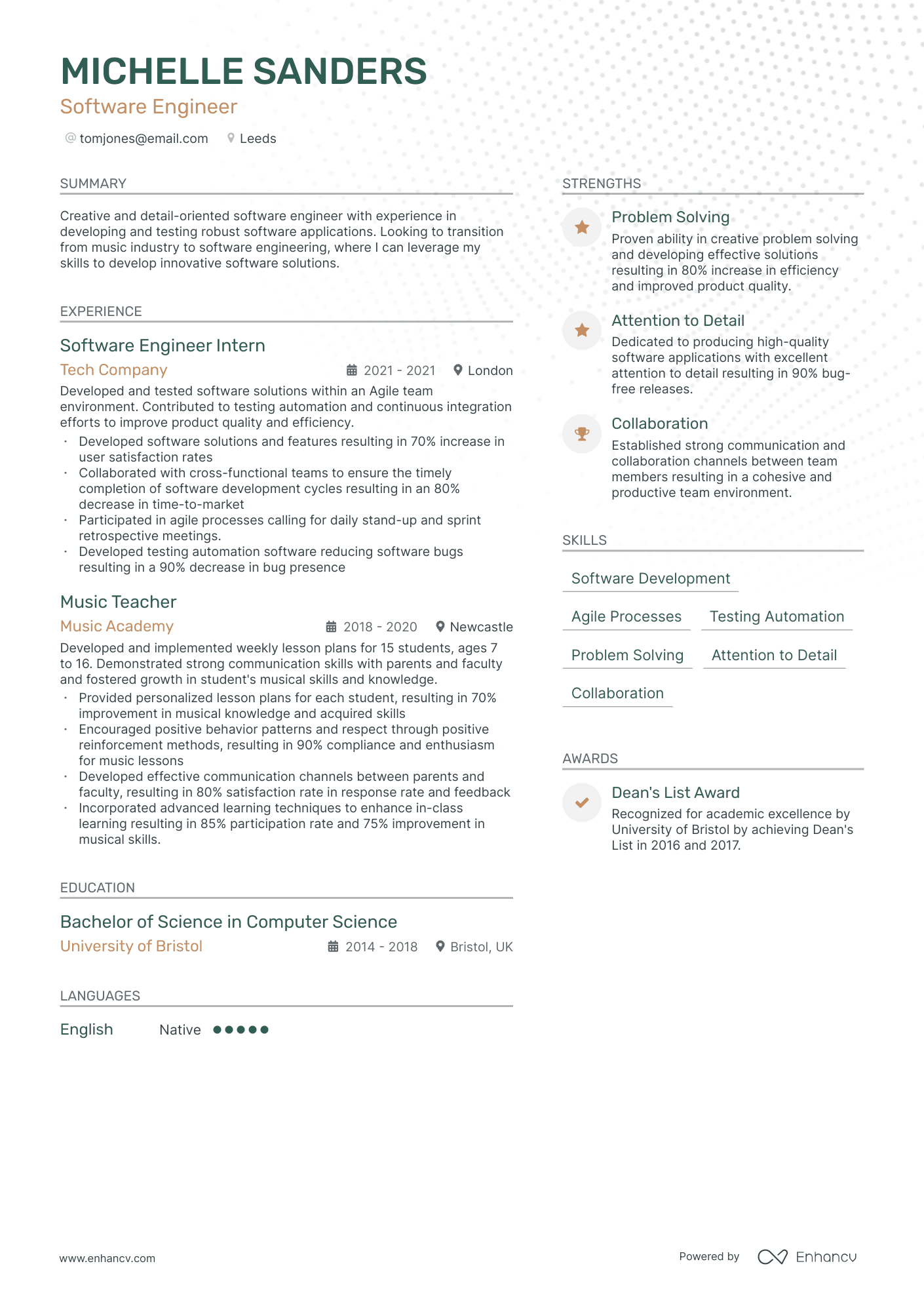 3 Musician CV Examples for 2024