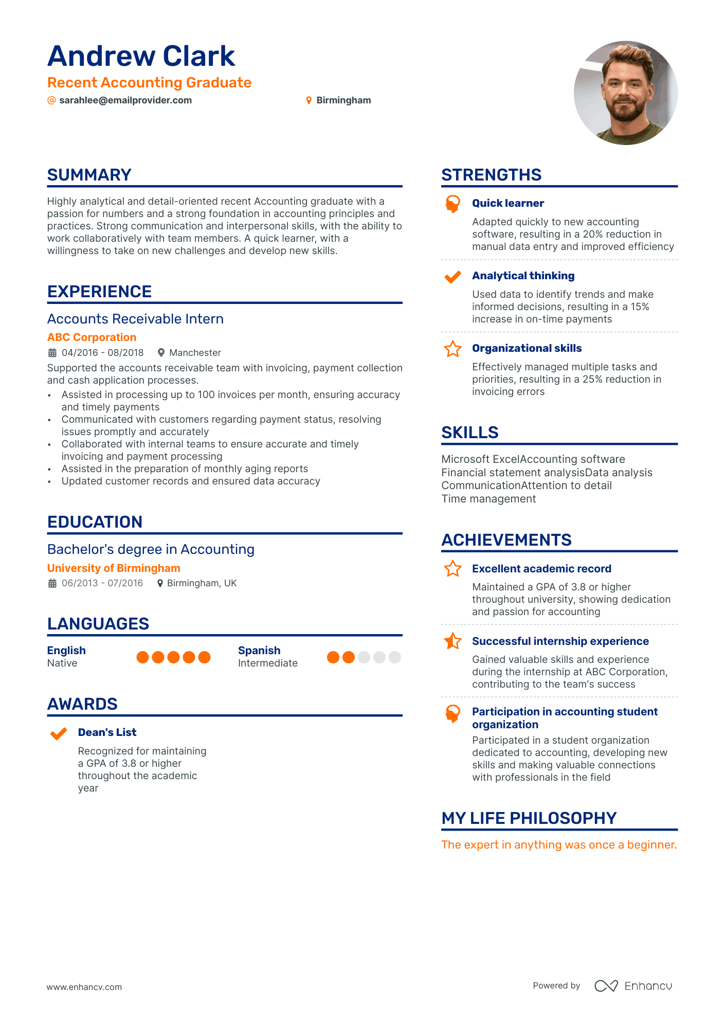 3 Accounts Receivable CV Examples for 2024