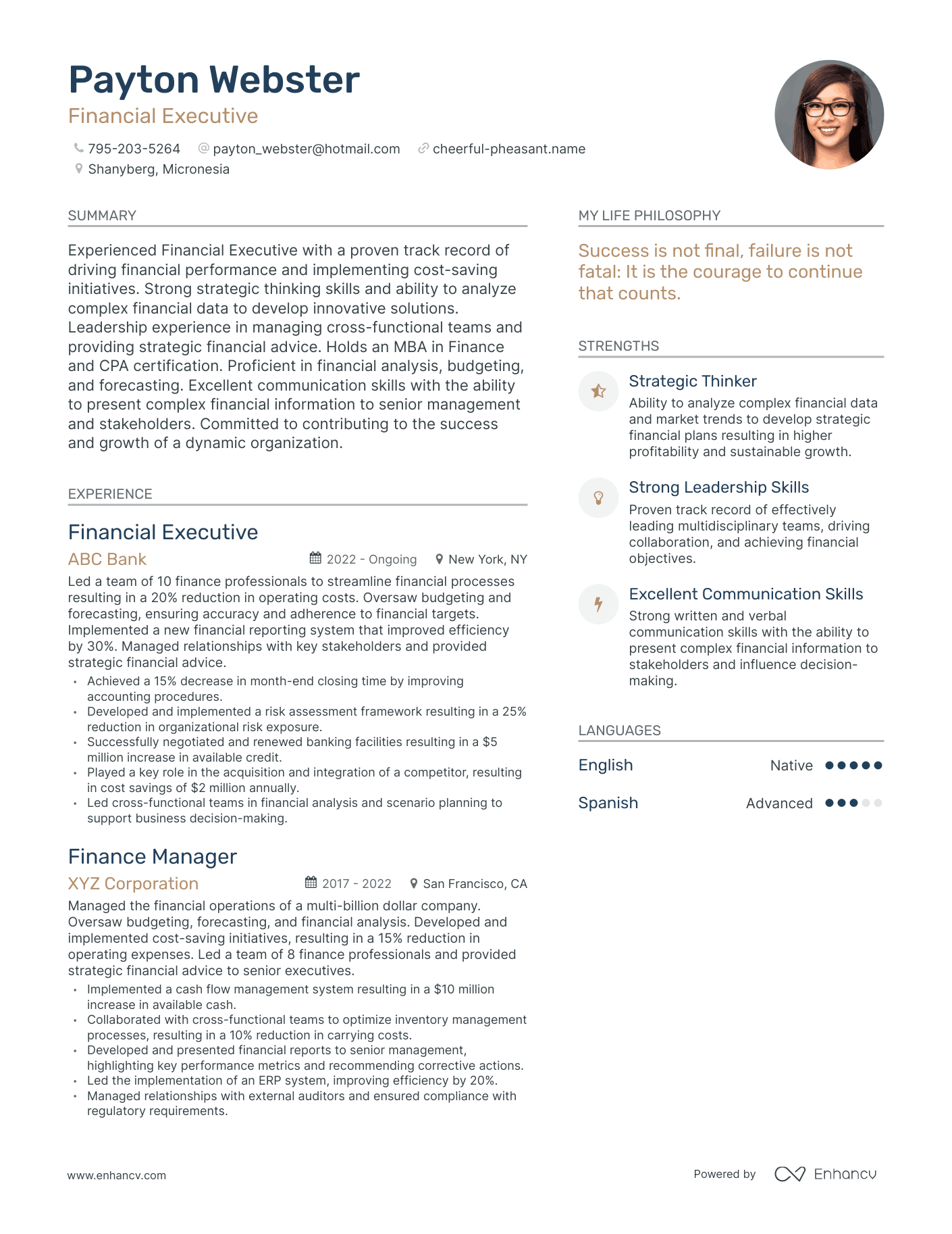 3 Financial Executive Resume Examples How To Guide For 2024
