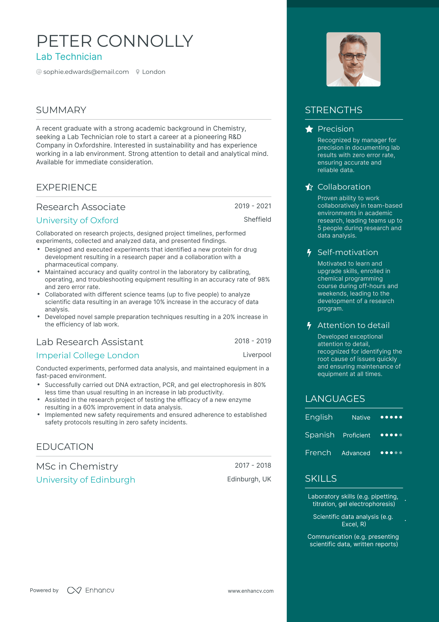 3 Lab Technician CV Examples for 2023