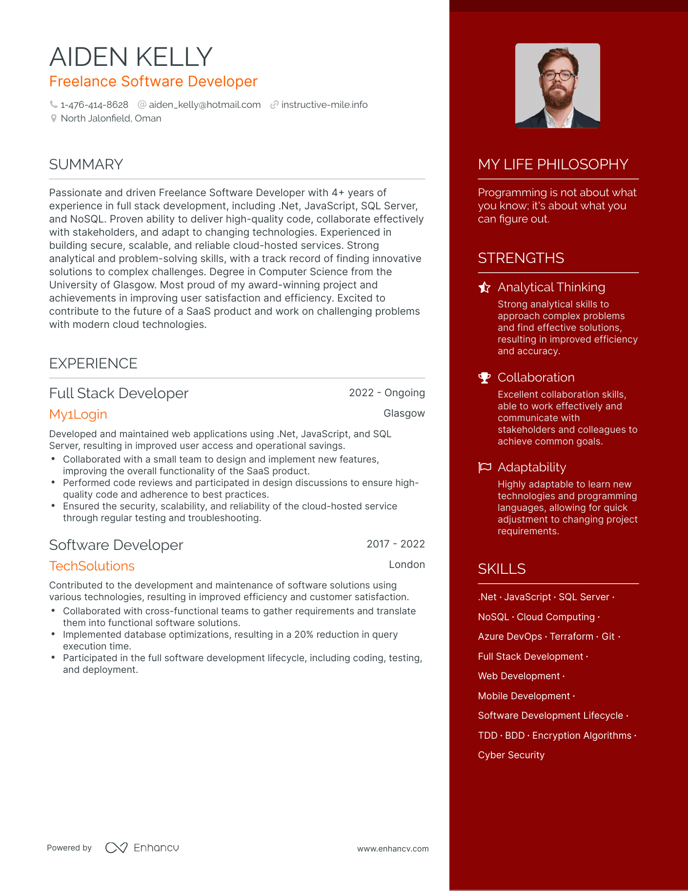 3 Freelance Software Developer Resume Examples How To Guide For 2023