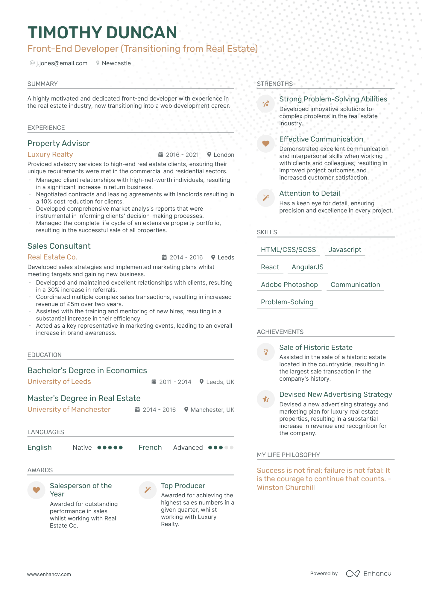 3 Web Designer CV Examples for 2024