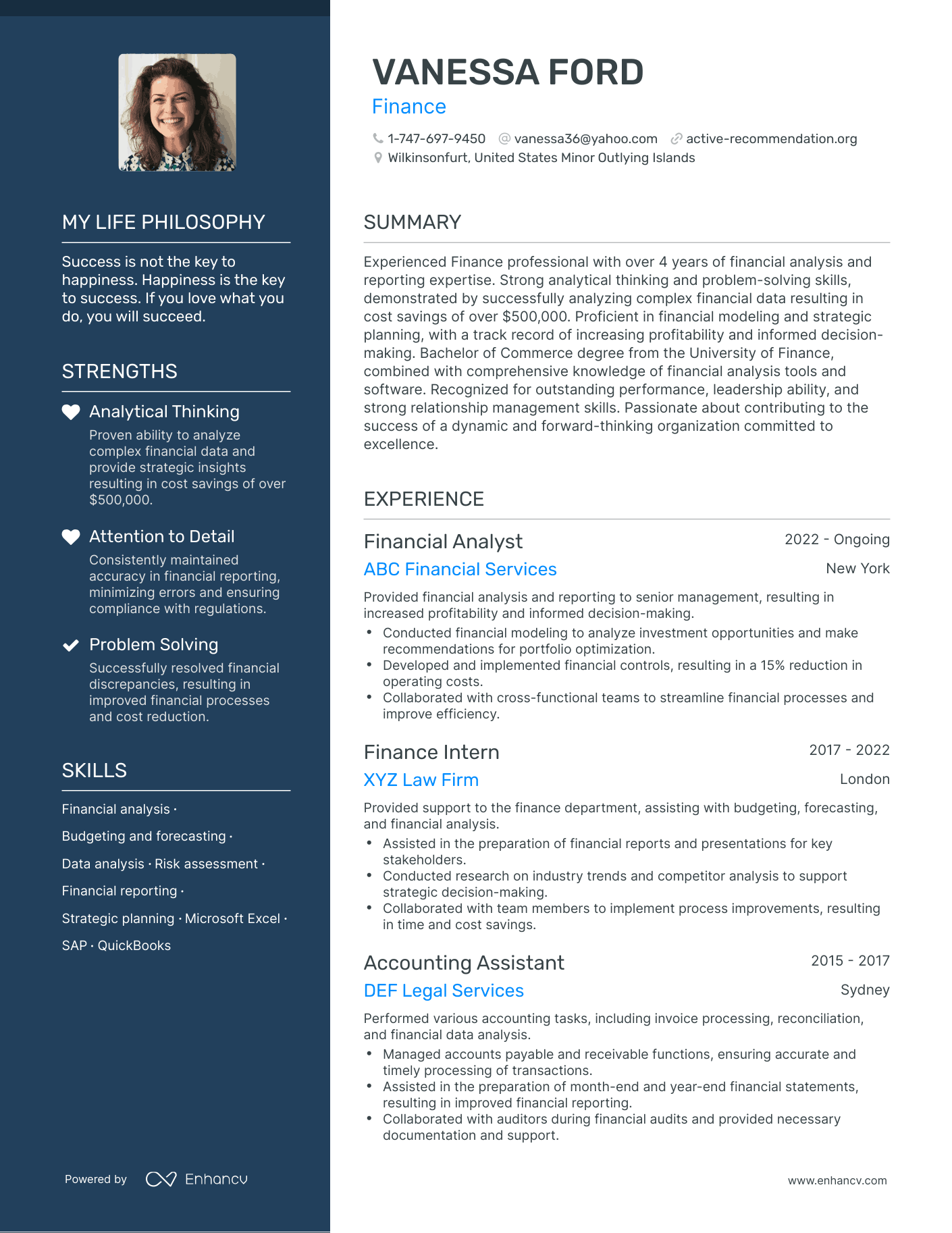 3 Successful Finance Resume Examples And Writing Tips For 2024 3 Successful Finance Resume Examples And Writing Tips For 2024
