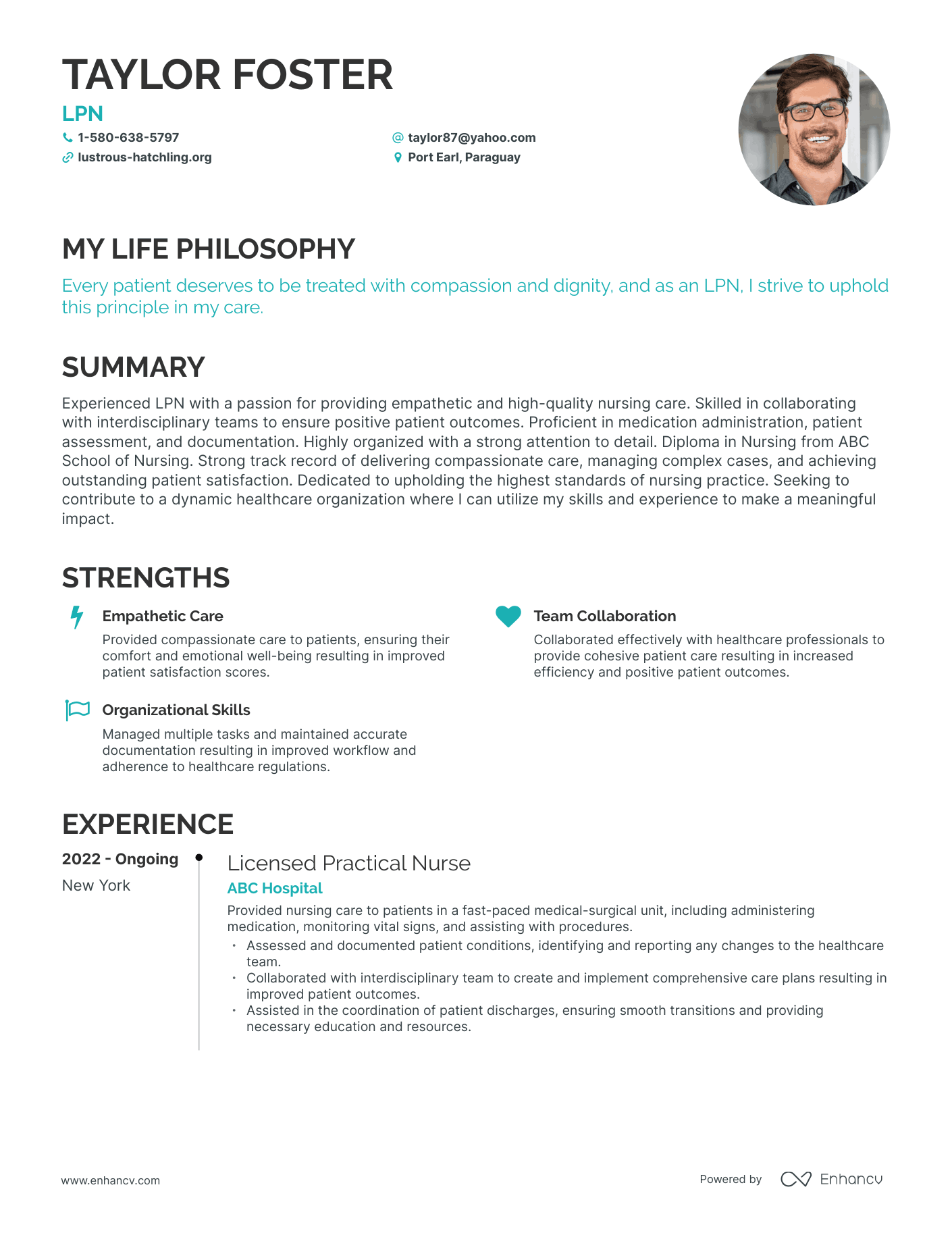 3 LPN Resume Examples How To Guide For 2023
