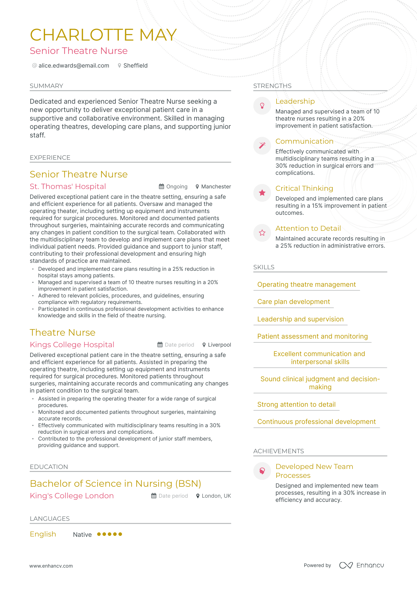 3 Theatre CV Examples for 2023