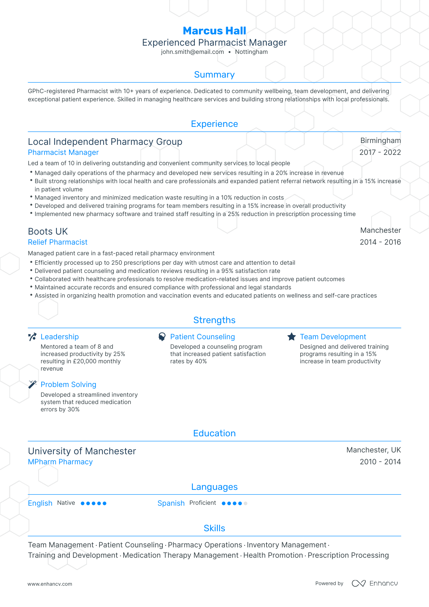 3 Pharmacist CV Examples for 2023