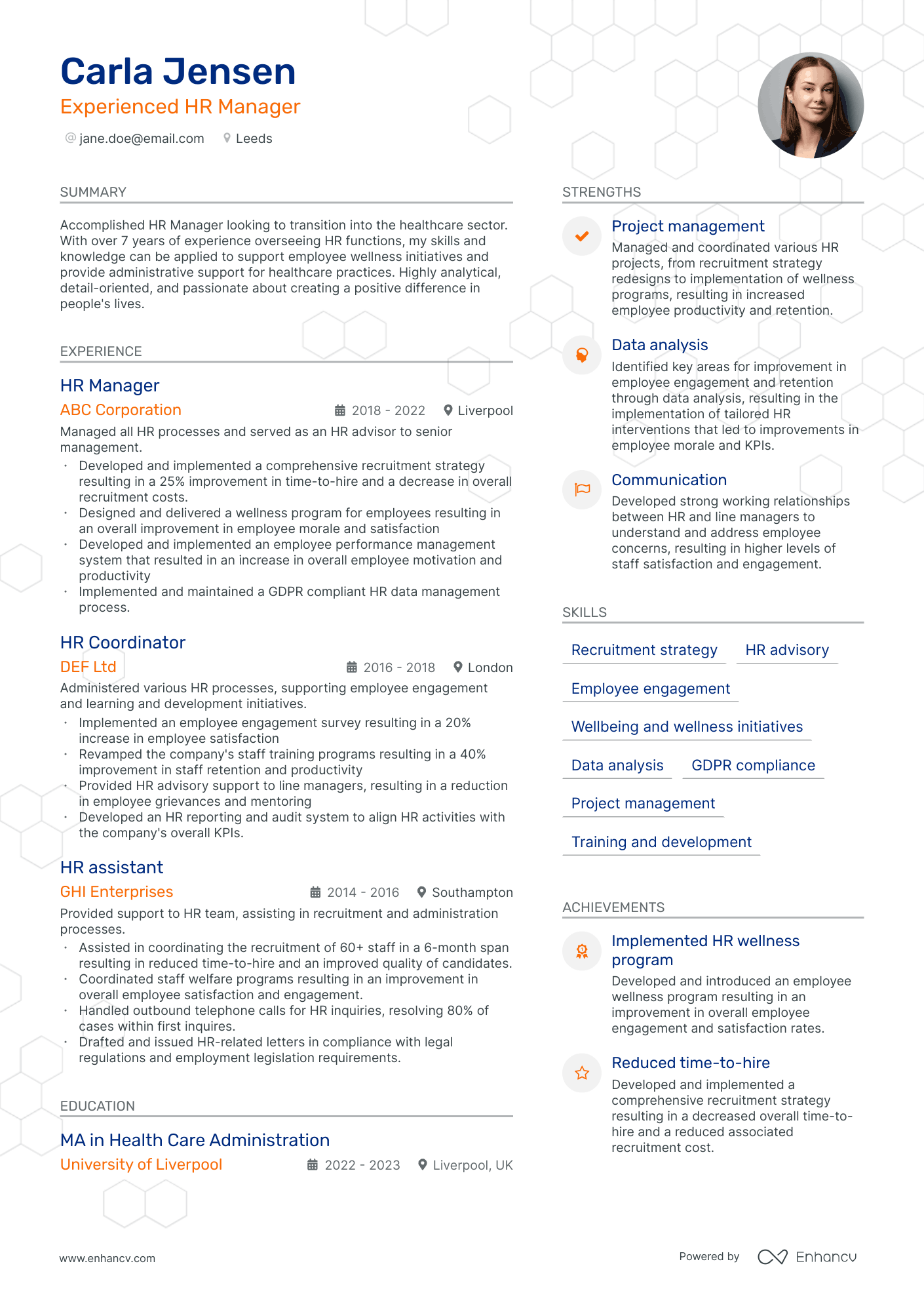 3 HR Manager CV Examples for 2024