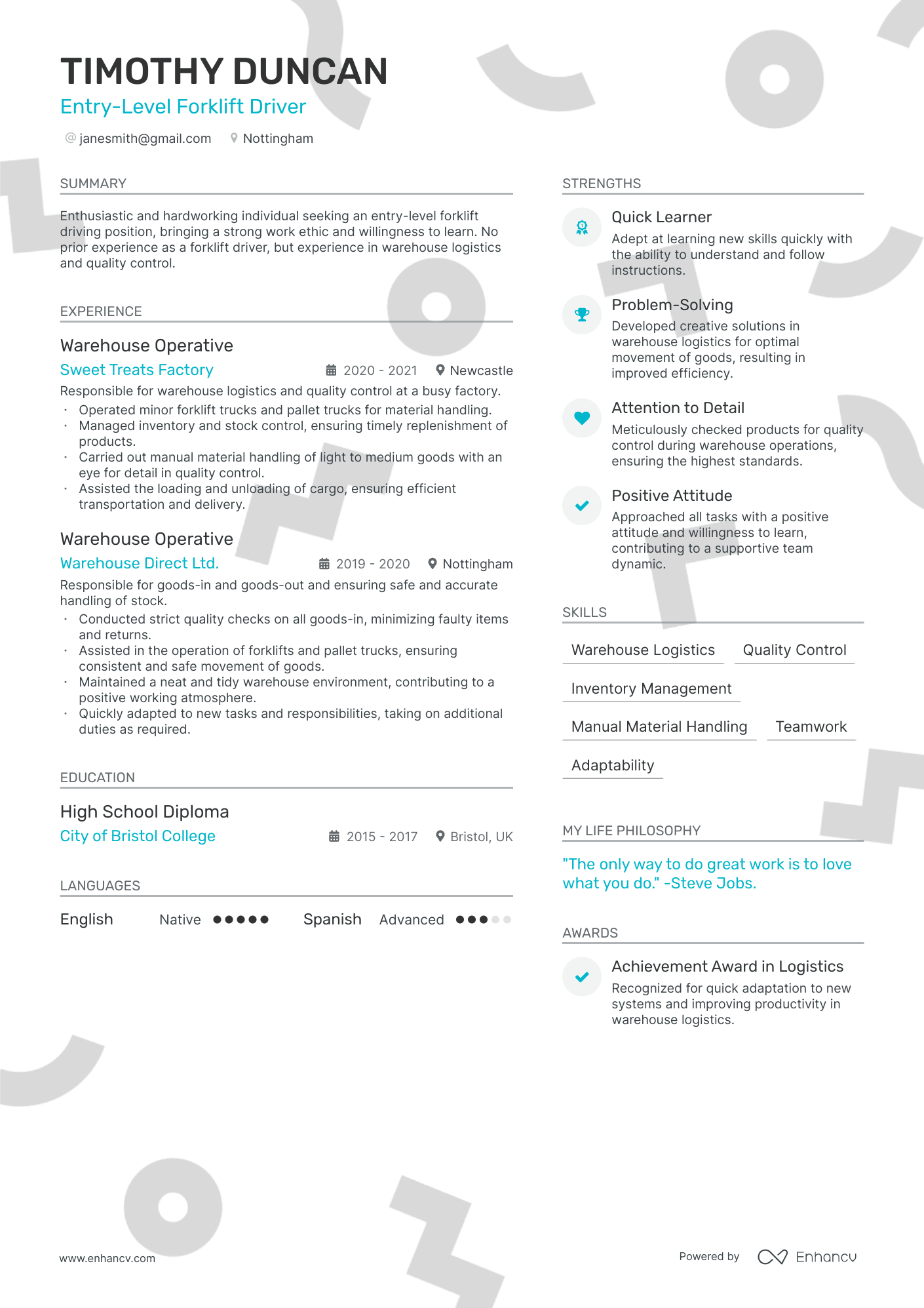 3 Truck Driver CV Examples for 2024