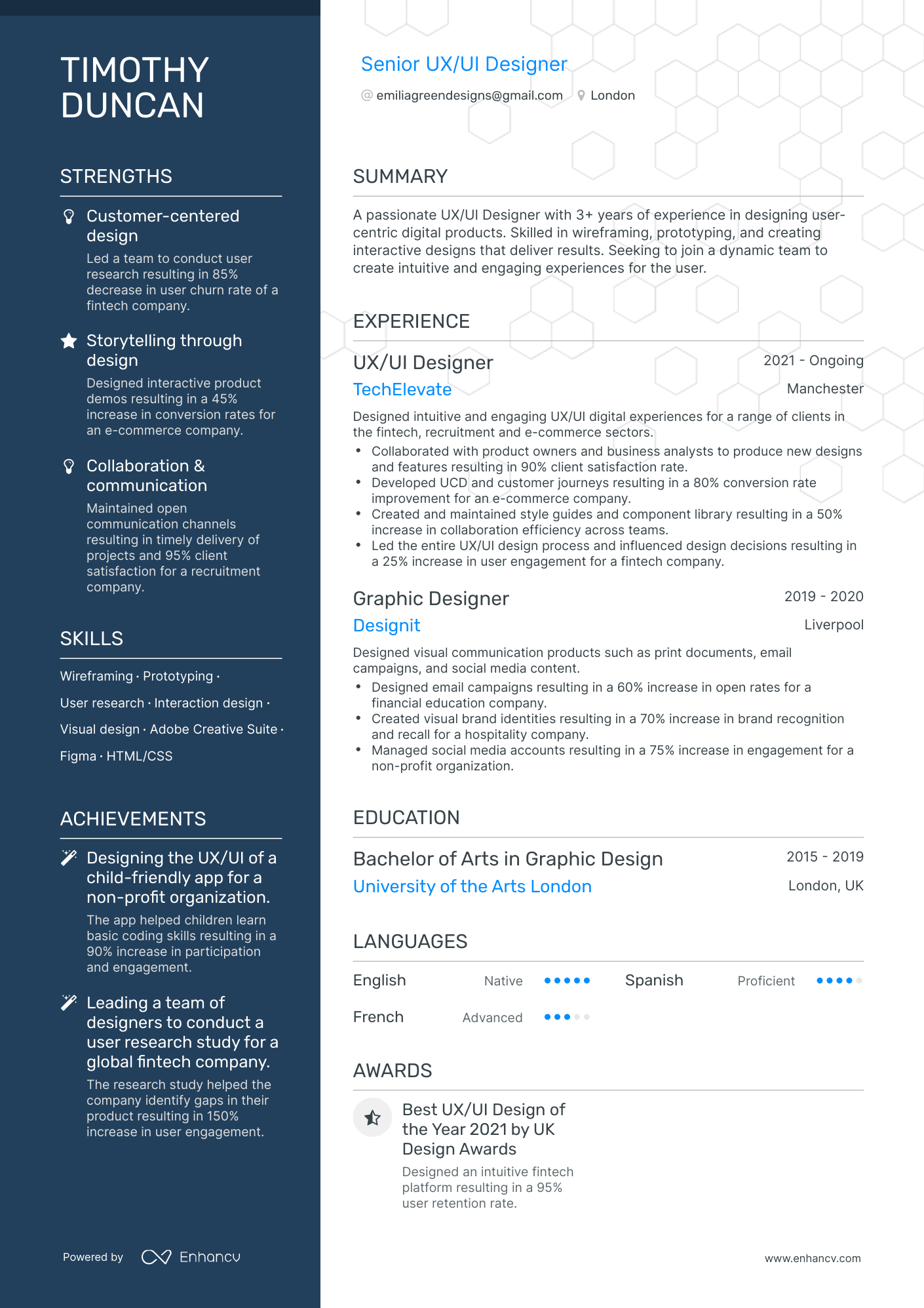 3 UI Designer CV Examples for 2023