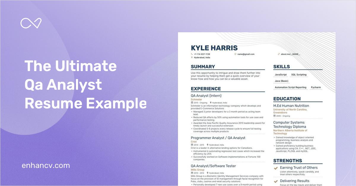 5 QA Analyst Resume Examples & Guide for 2023