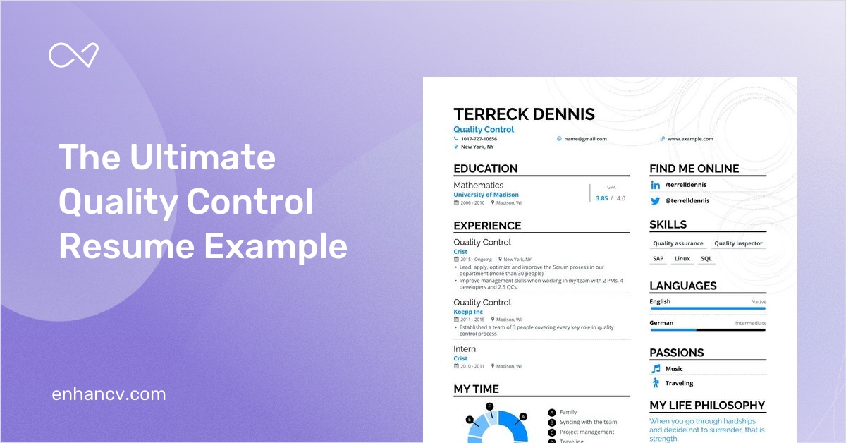 6 Quality Control Resume Examples & Guide for 2023