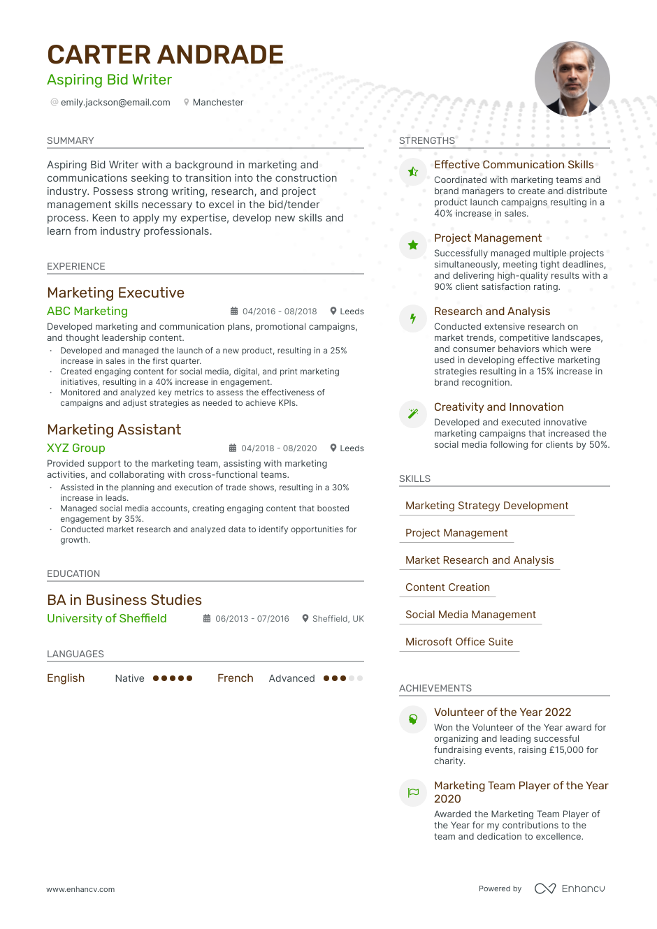 3 Writer CV Examples for 2023