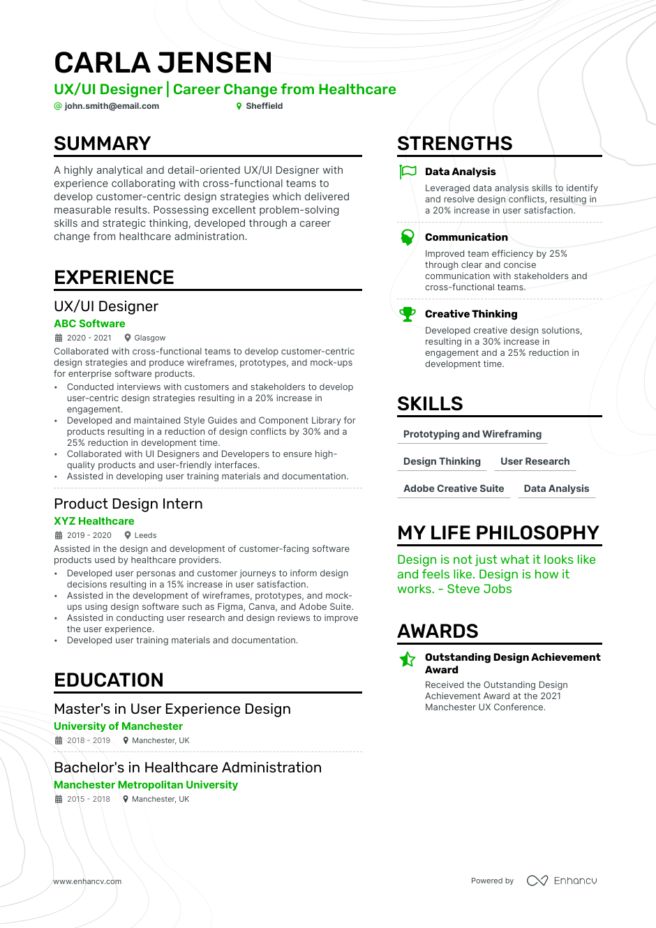 3 Designer CV Examples for 2023
