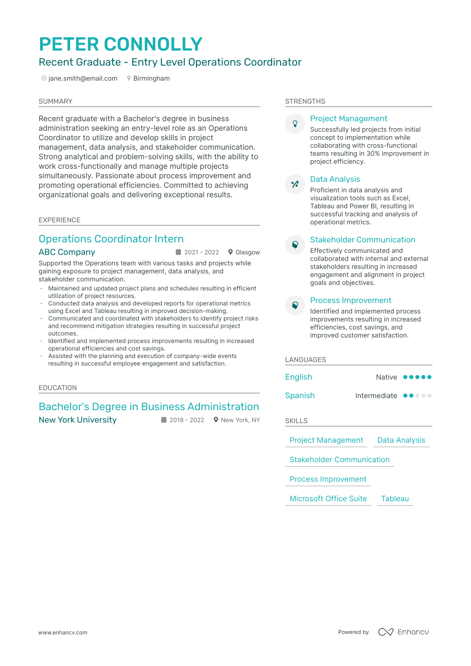 3 Chief Of Staff CV Examples for 2023