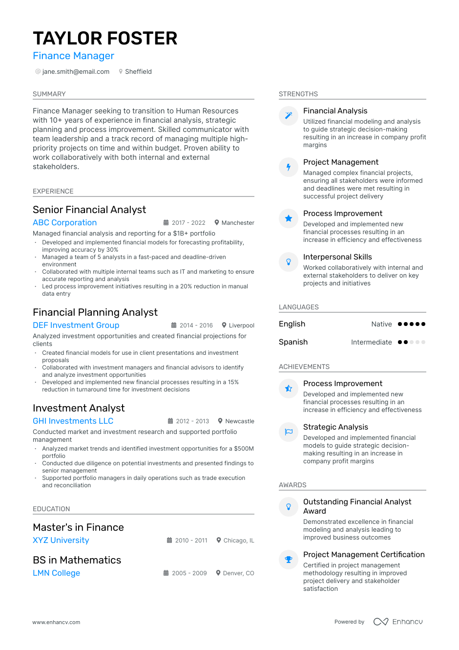 3 Chief Of Staff CV Examples for 2023