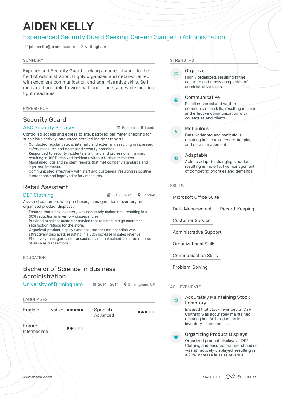 3 Security Guard CV Examples for 2023