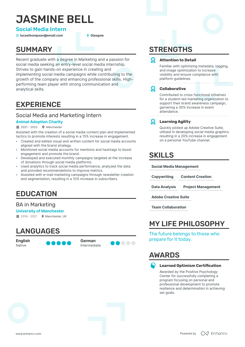 3 Social Media CV Examples For 2023