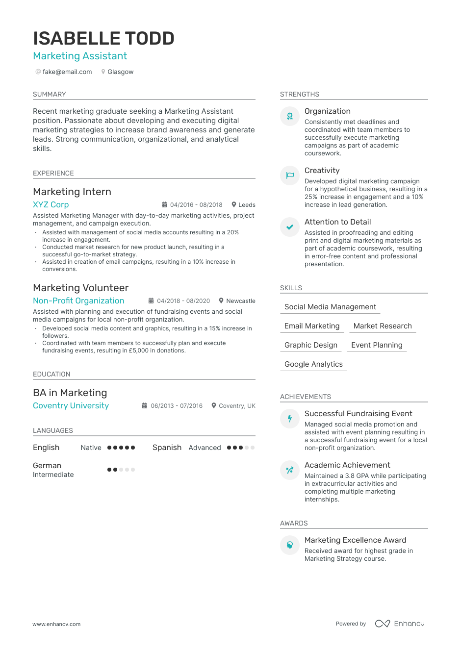3 Marketing Manager CV Examples for 2023