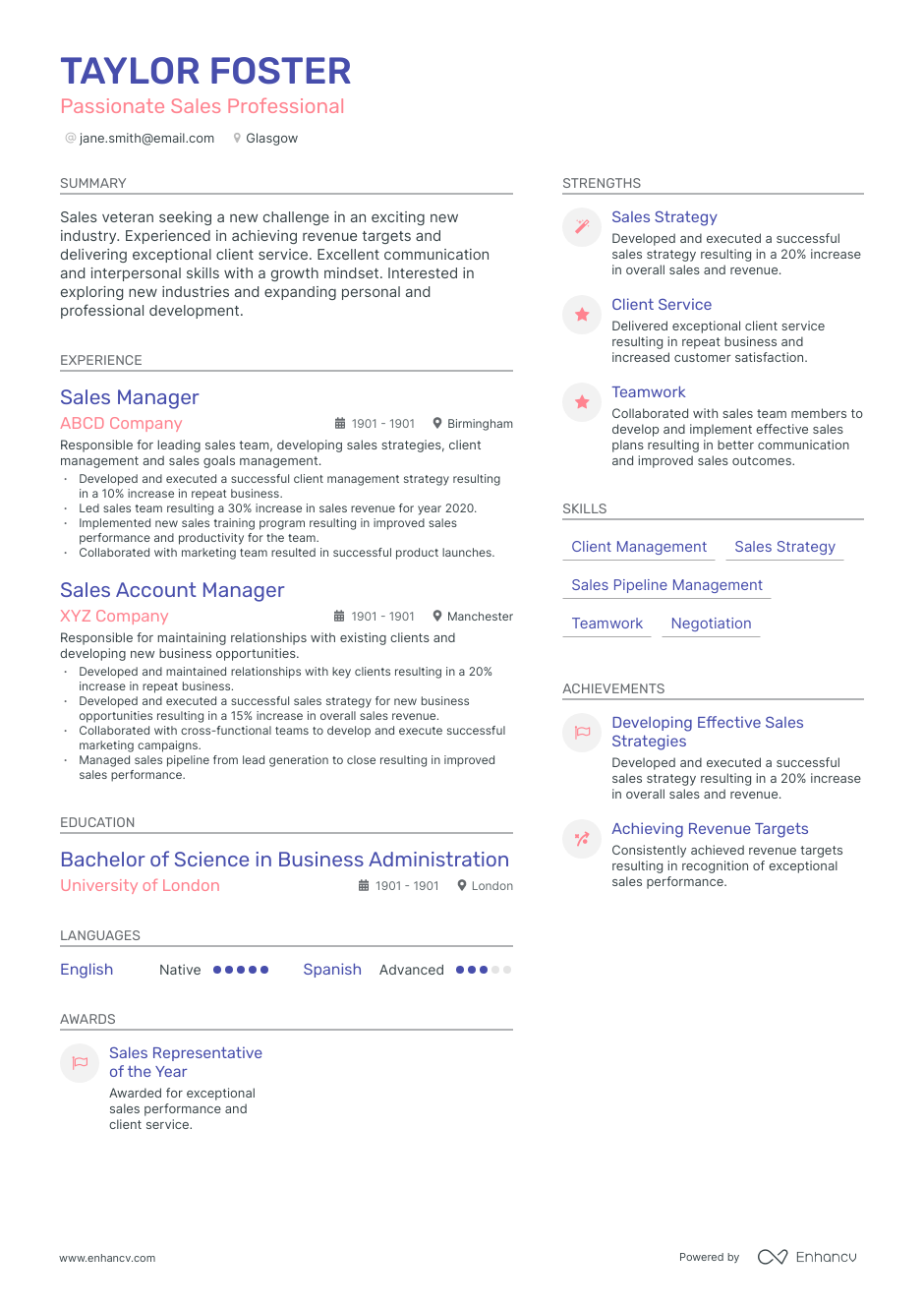 3 Child Care CV Examples for 2023