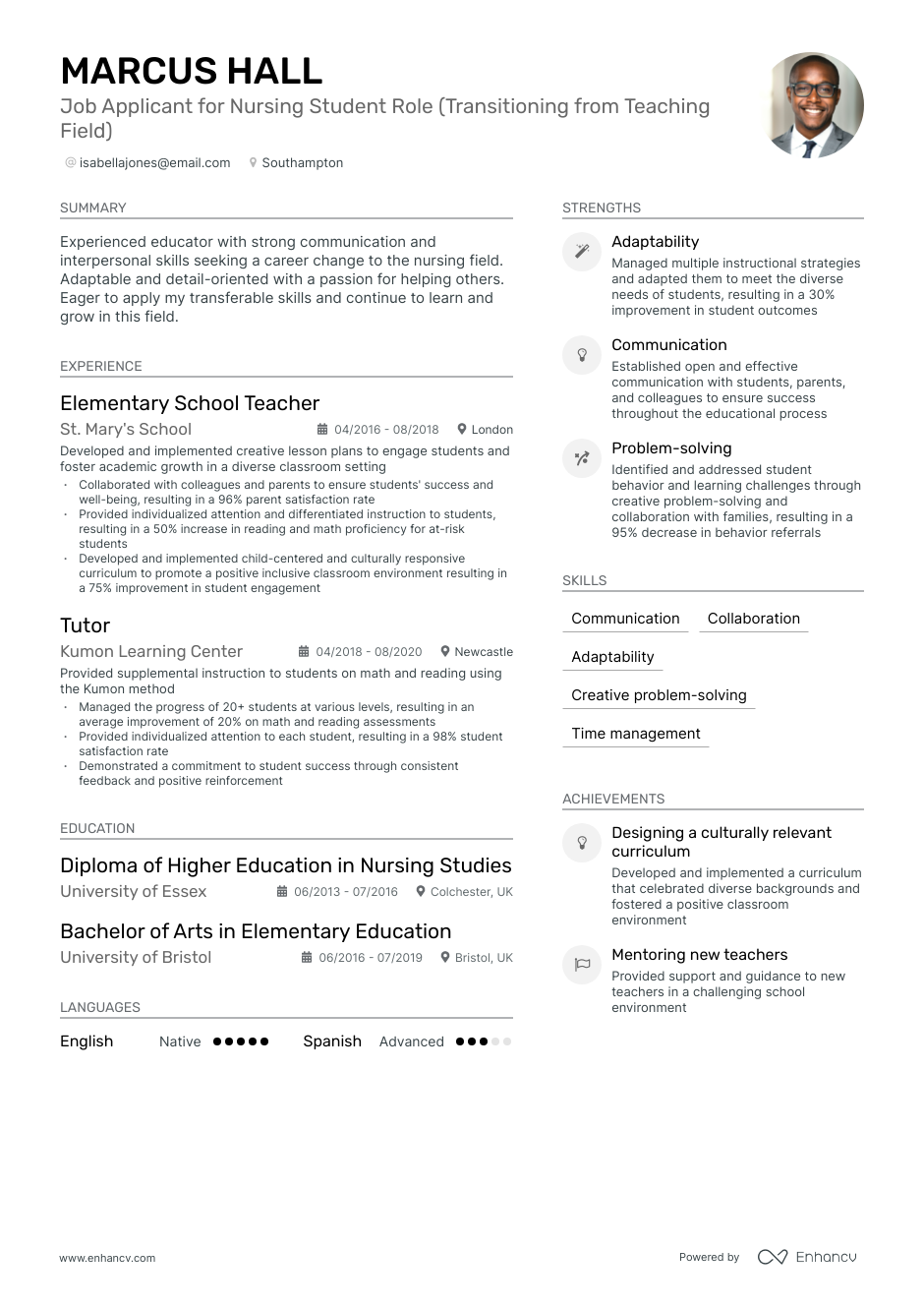 3 Nursing Student CV Examples for 2023