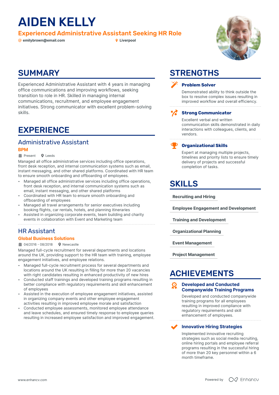 3 Administrative Assistant CV Examples for 2023